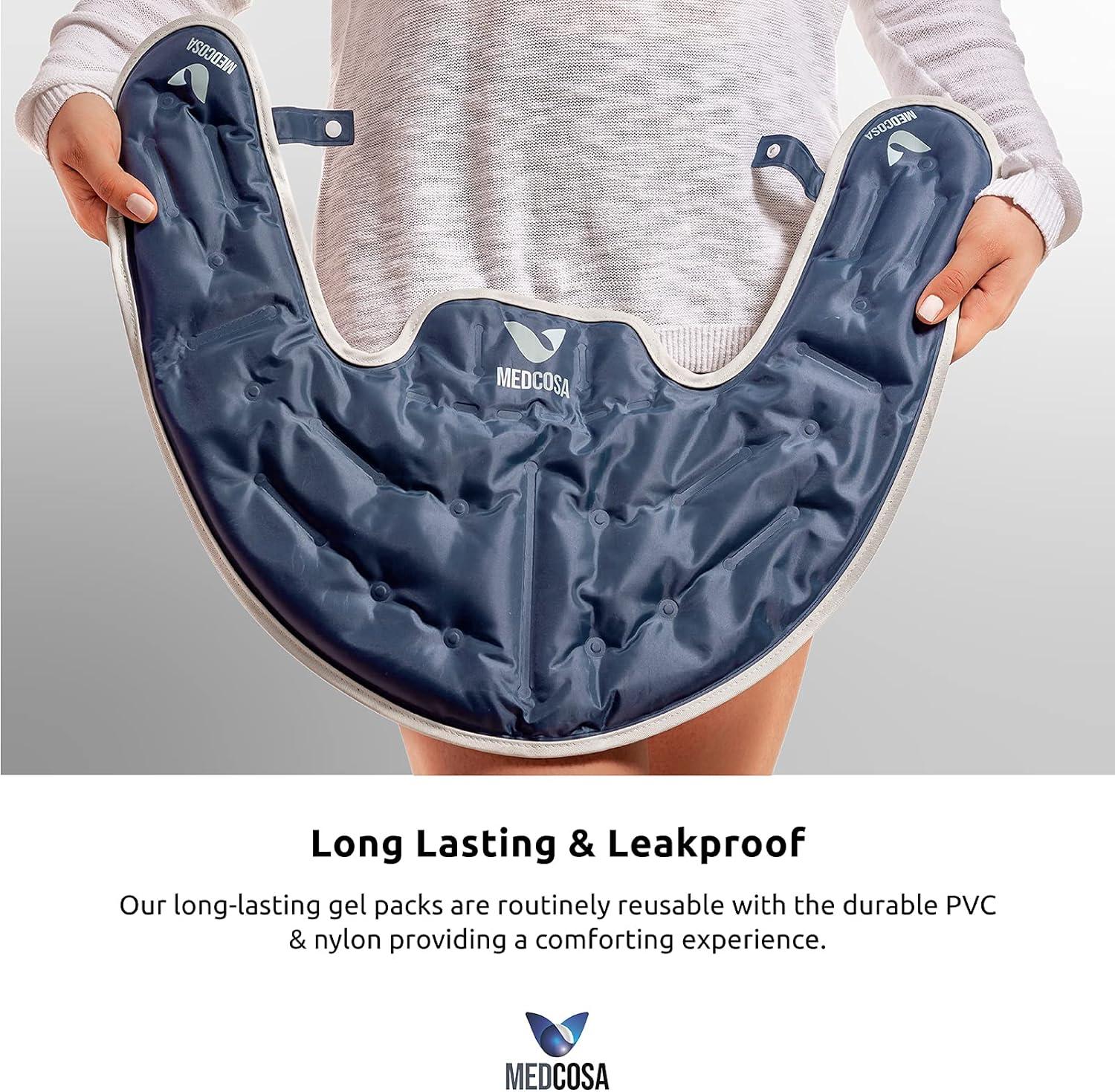 Medcosa Neck Gel Ice Pack - Soothe Neck & Shoulder Pain, Ideal for ...