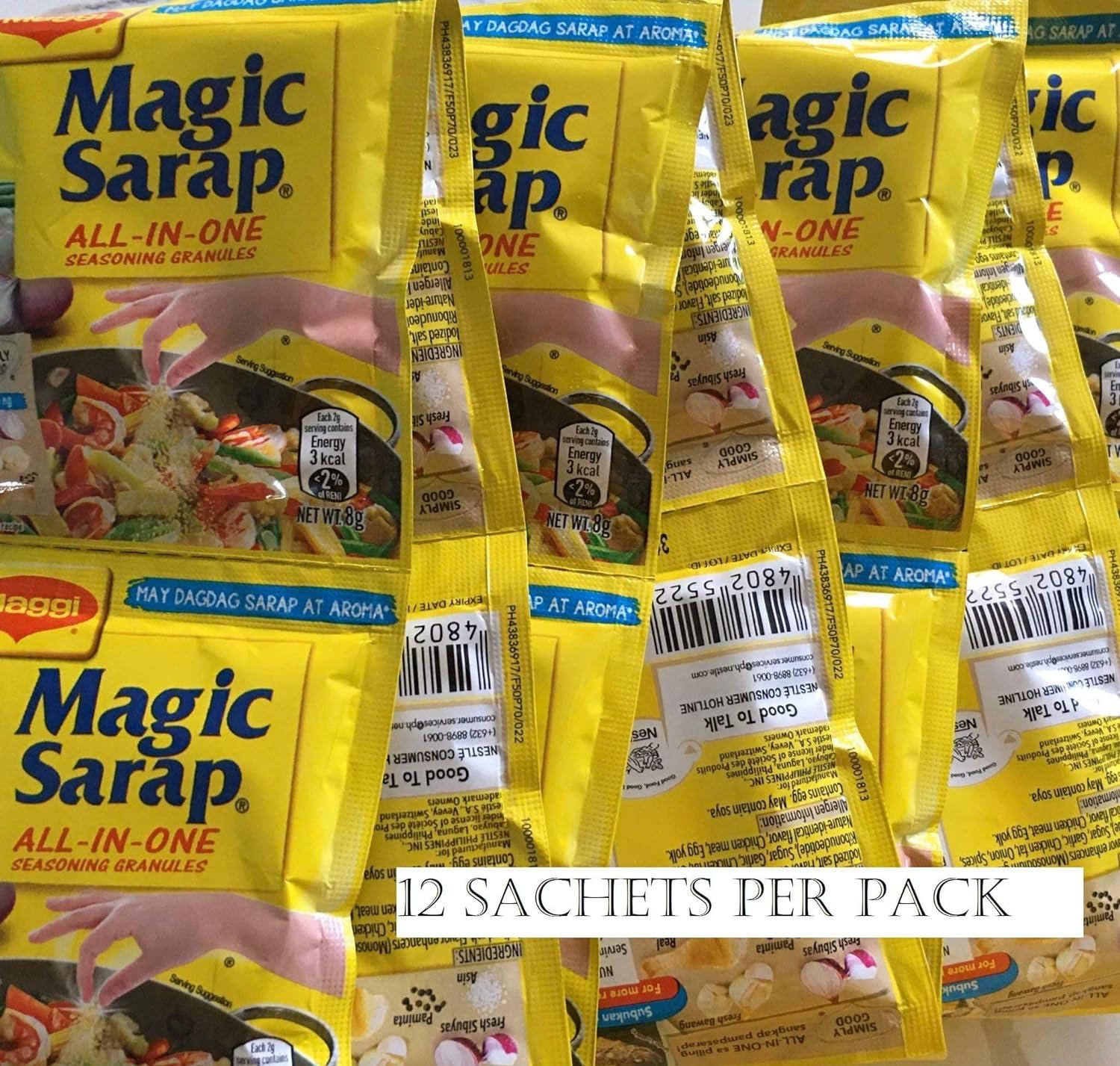 Maggi Magic Sarap All-in-One Seasoning 8g 12pc by N/A Foods by Magic ...