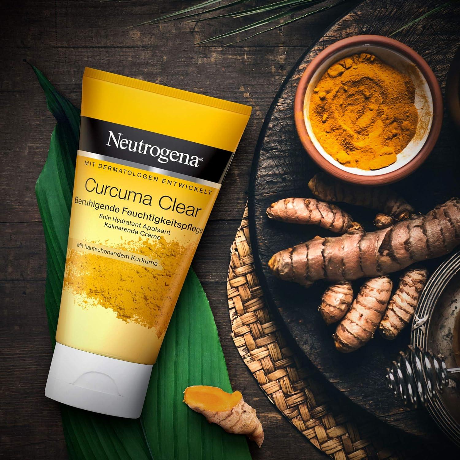 Neutrogena Curcuma Clear Face Cream - Oil-Free Moisture Cream for ...