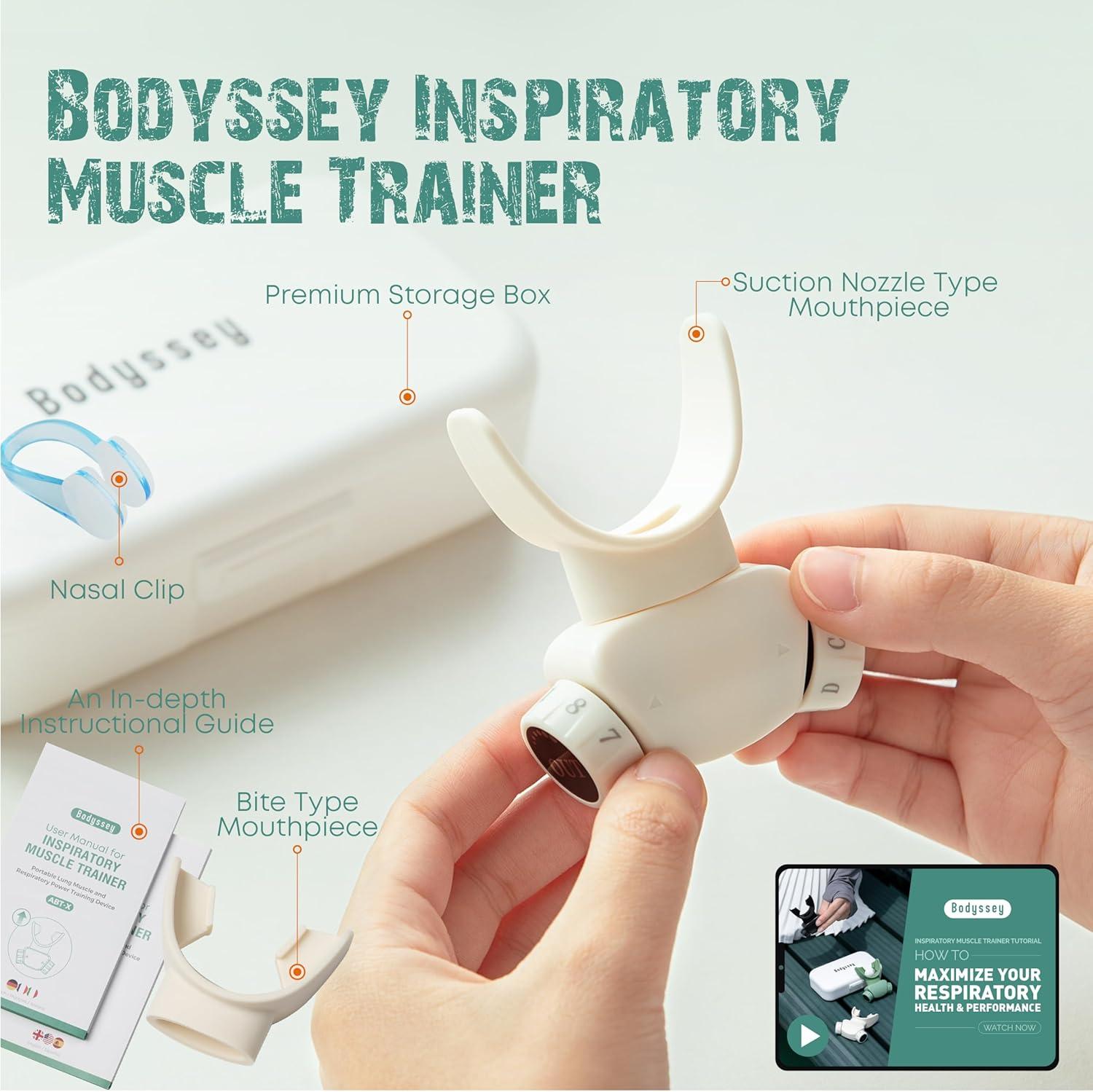 Bodyssey Adjustable Respiratory Trainer Handheld Breathing Exercise ...