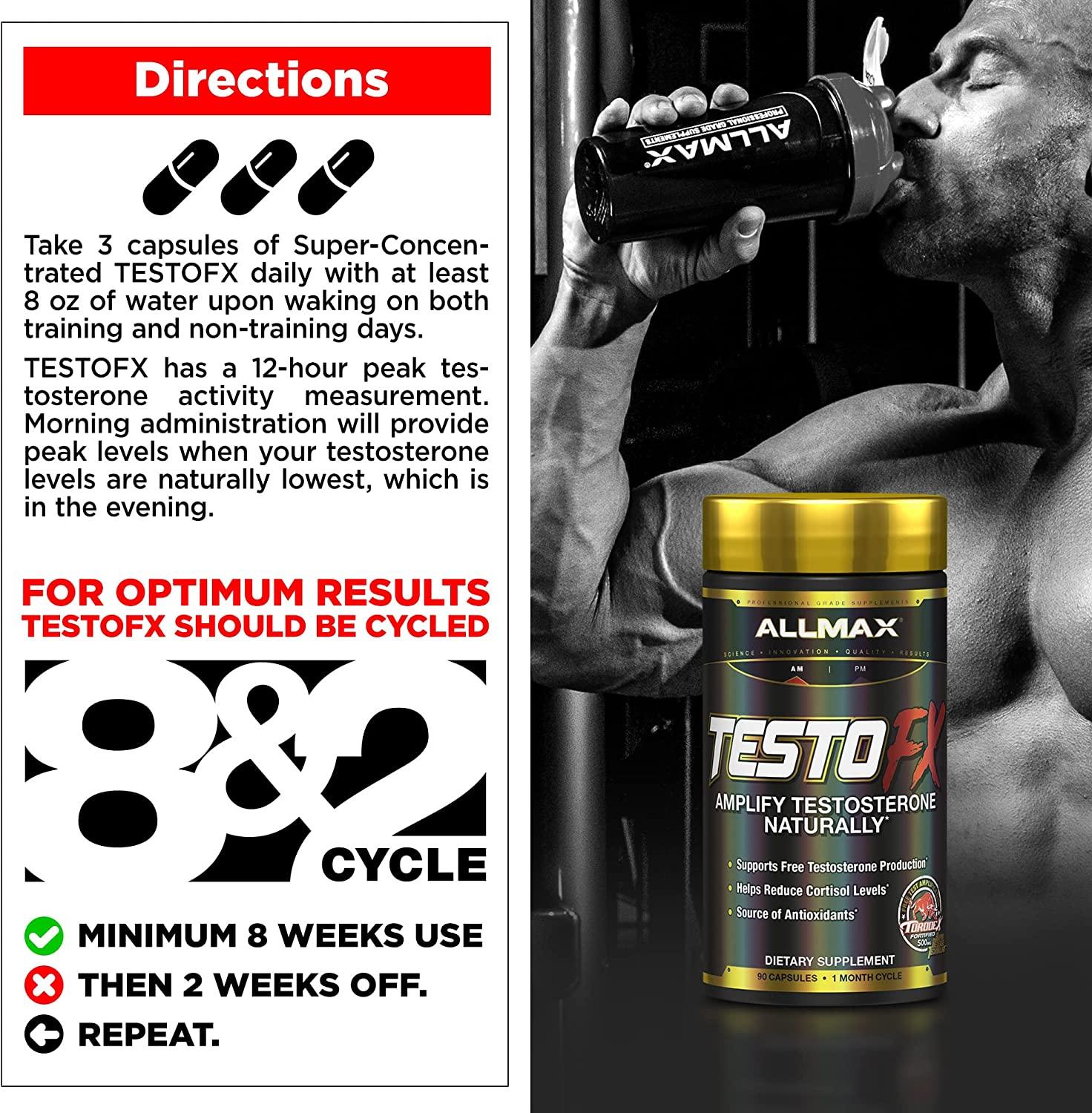 ALLMAX Nutrition TestoFX - Boost Testosterone Levels - 90 Capsules ...