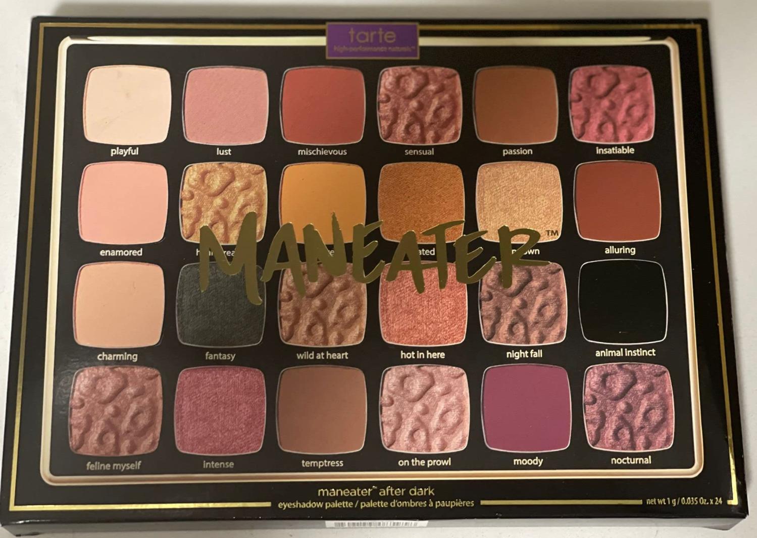 Tarte Maneater After Dark Palette: Intense Shades for a Seductive Look ...