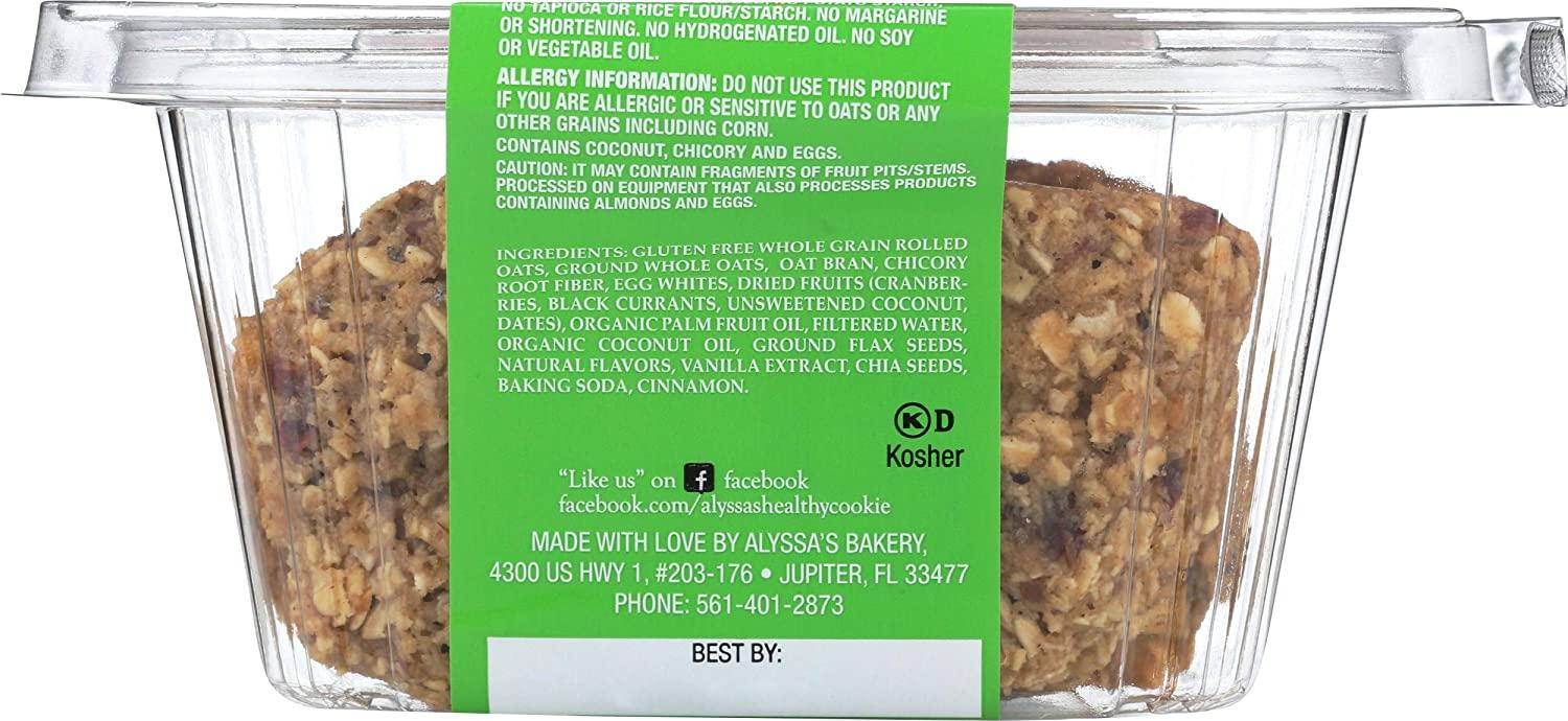 ALYSSA'S Healthy Oatmeal Bites - 6 oz (Pack of 1) | Nutritious Snack ...