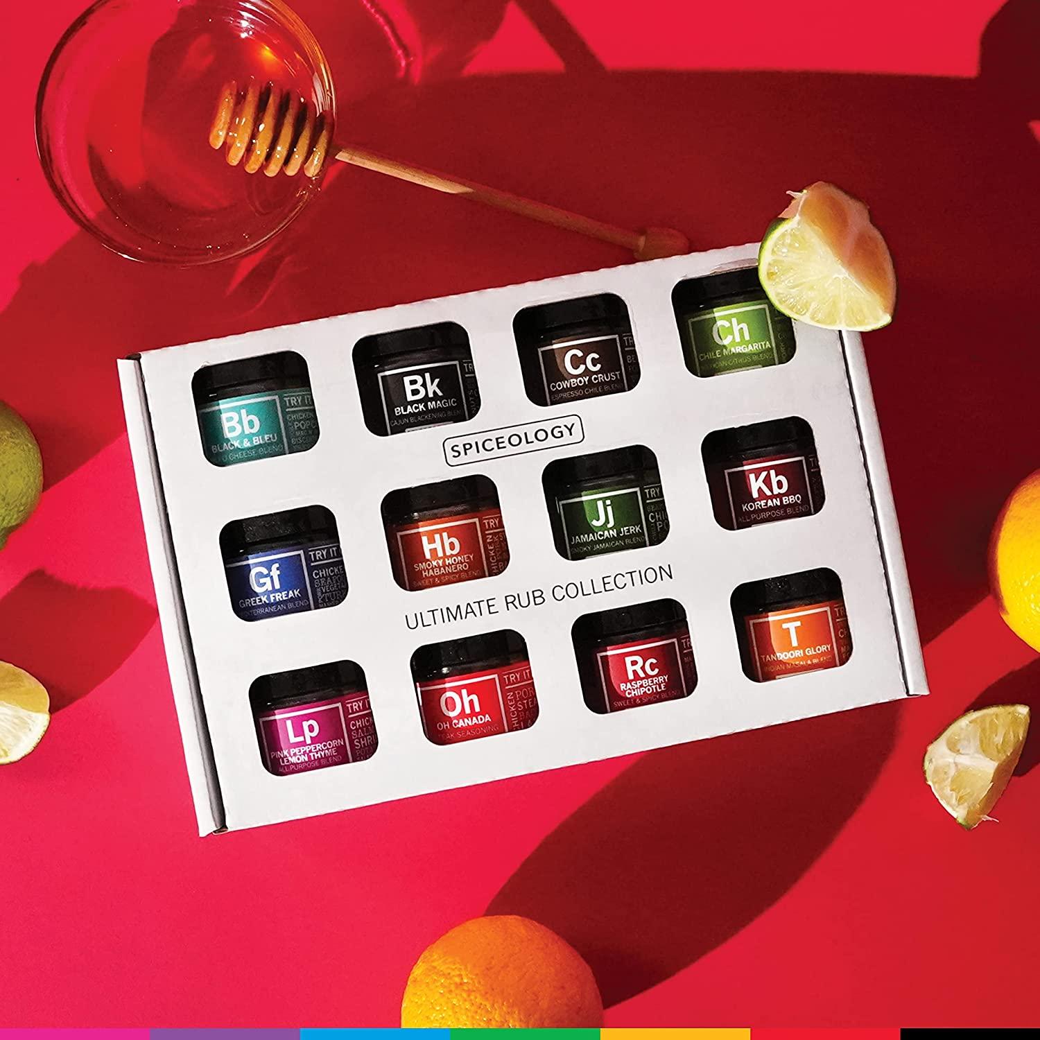 Spiceology - Ultimate Rub Collection - Set of 12 Gourmet BBQ Spice Rubs