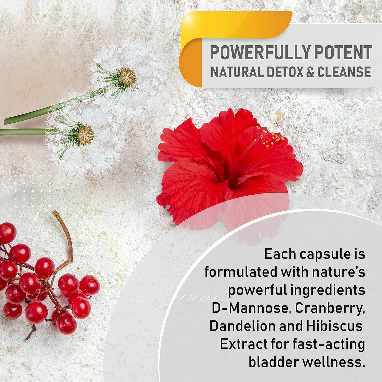 Advanced Urinary Tract & Bladder Support Supplement - D-Mannose ...