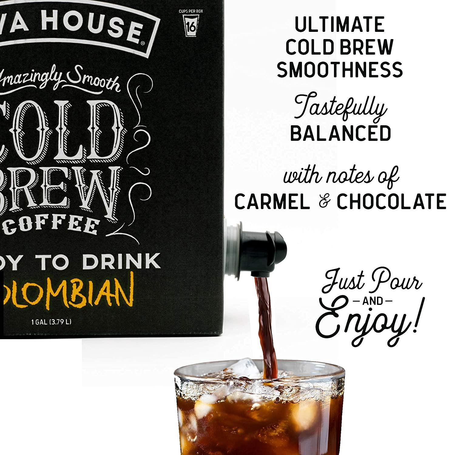 Java House Colombian Roast Cold Brew Coffee On Tap 128 Fl Oz - Ready to ...