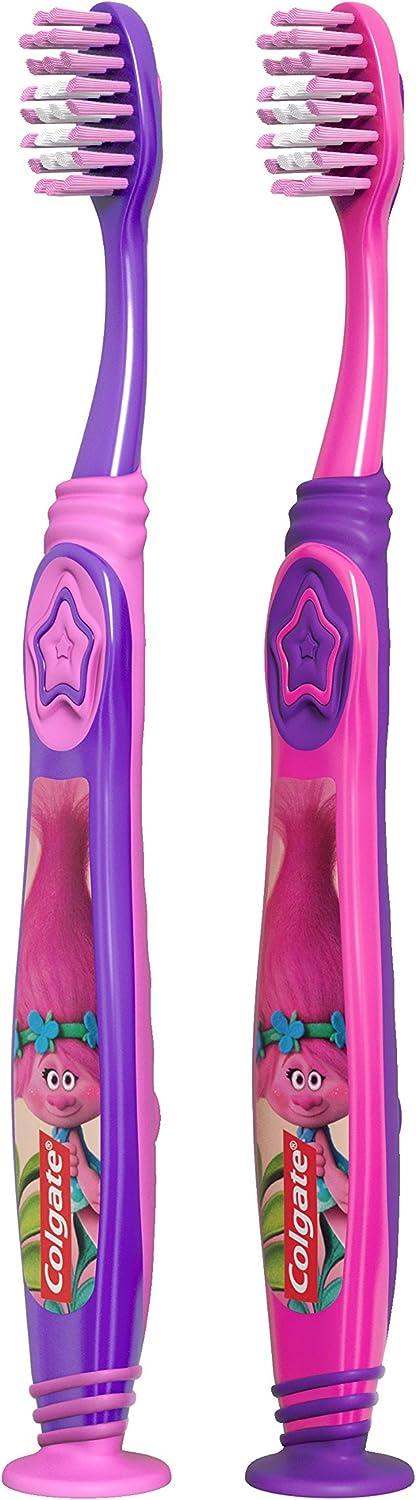 Colgate Kids Toothbrush Trolls Extra Soft 2 Count - Pack of 1 | Buy Now ...
