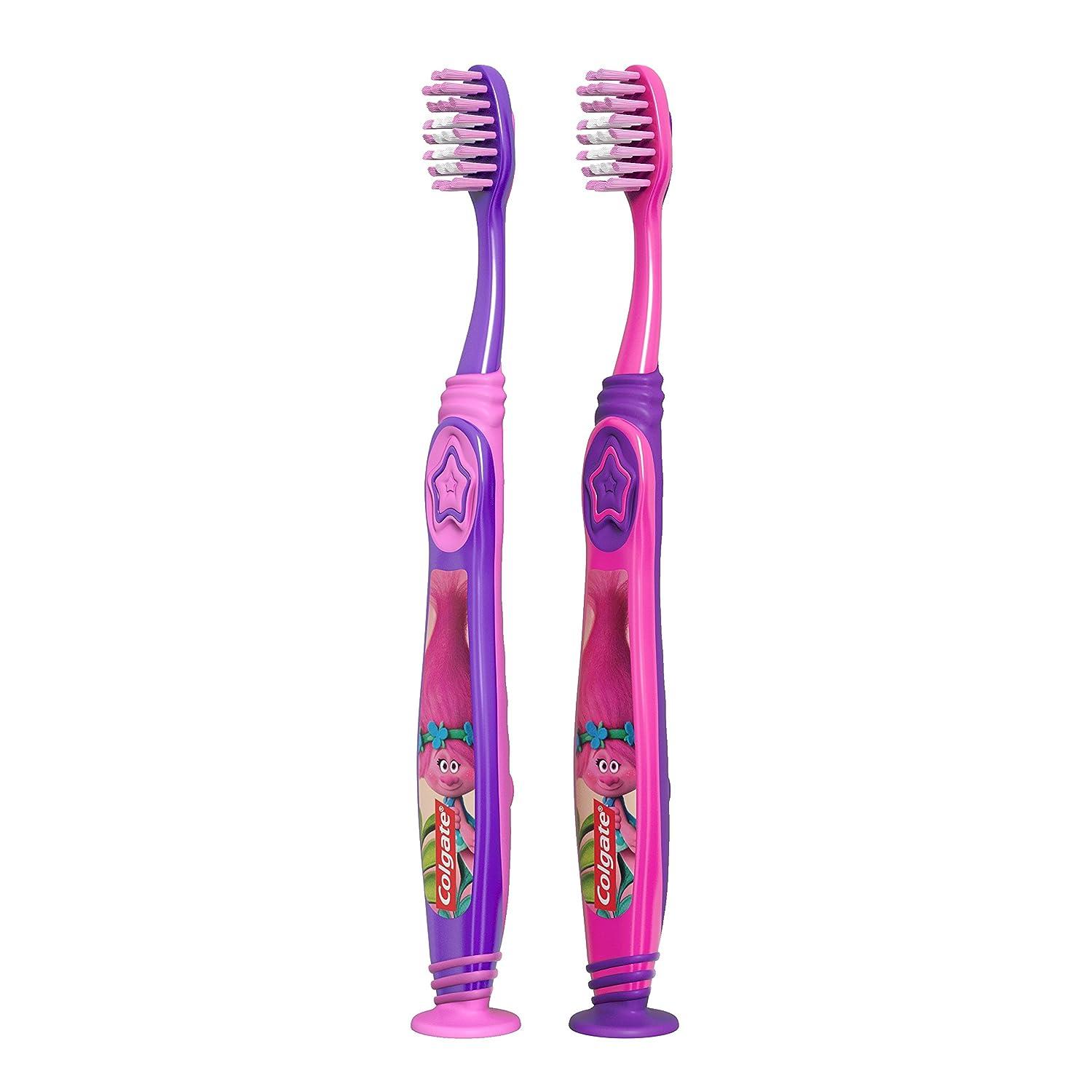 Colgate Kids Trolls Toothbrush - Extra Soft Bristles - 2 Count | Buy ...