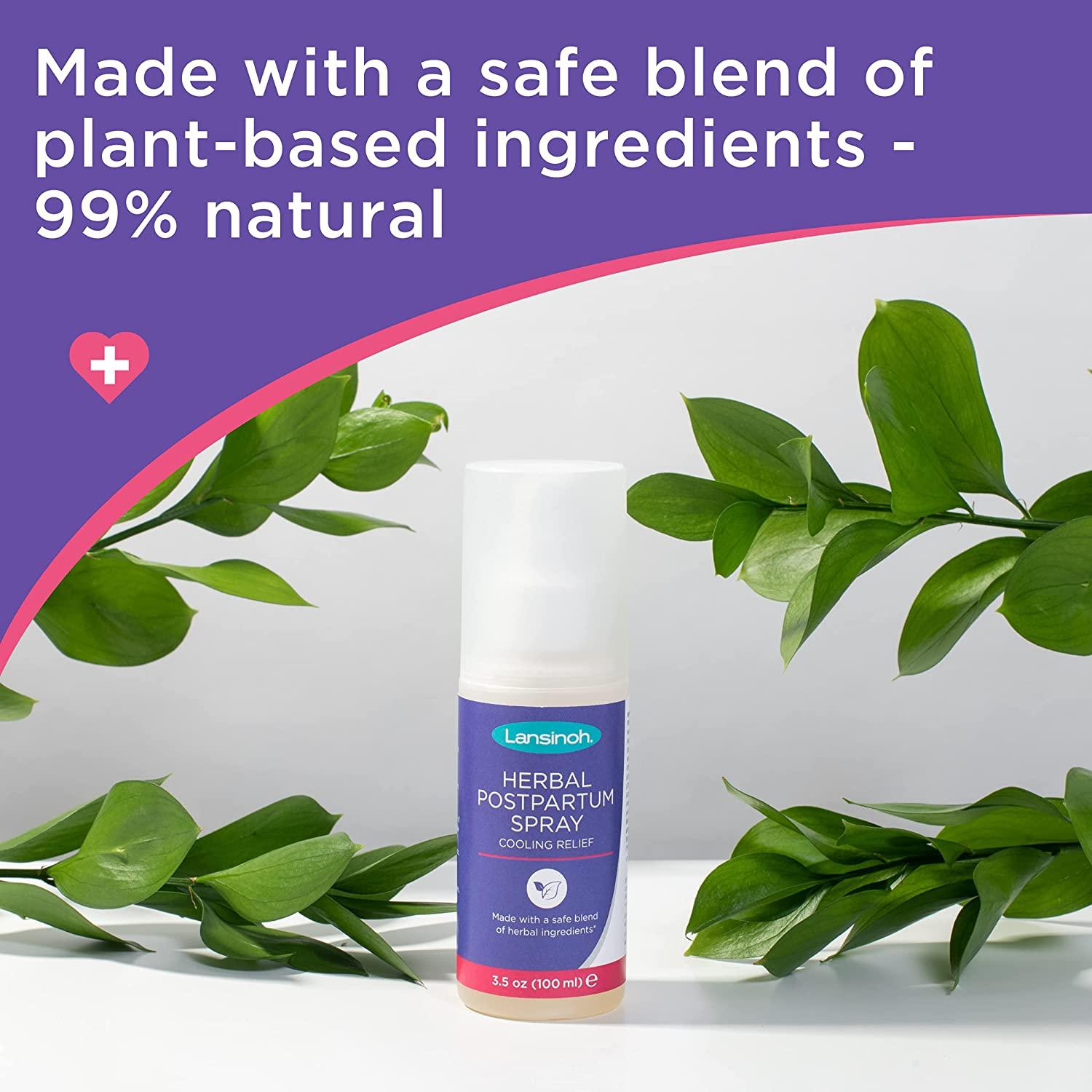 Lansinoh Herbal Perineal Spray | Postpartum Essentials | 3.5 oz | Buy ...