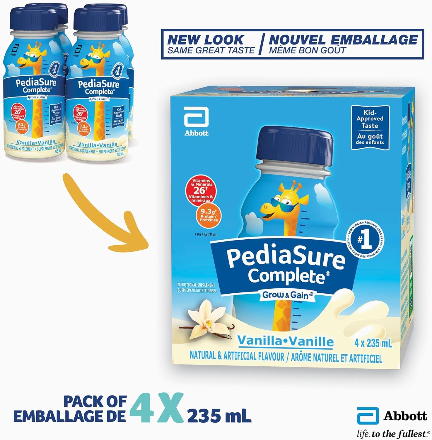PediaSure Complete Nutritional Supplement Kids Nutritional Shake That ...