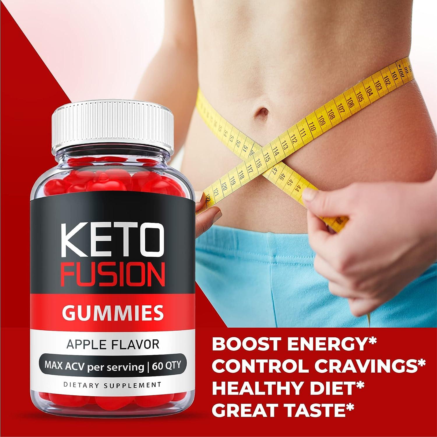 Keto Fusion Gummies - Advanced Weight Loss Formula with ACV, Vitamin ...