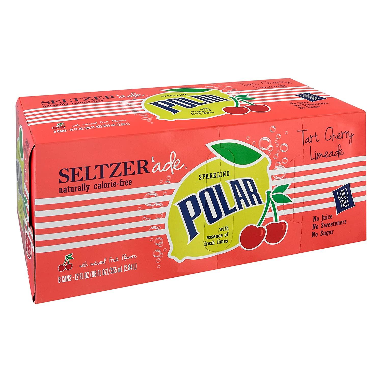 Polar Beverages Tart Cherry Limeade Seltzer'ade 8pk - 12 fl oz ...