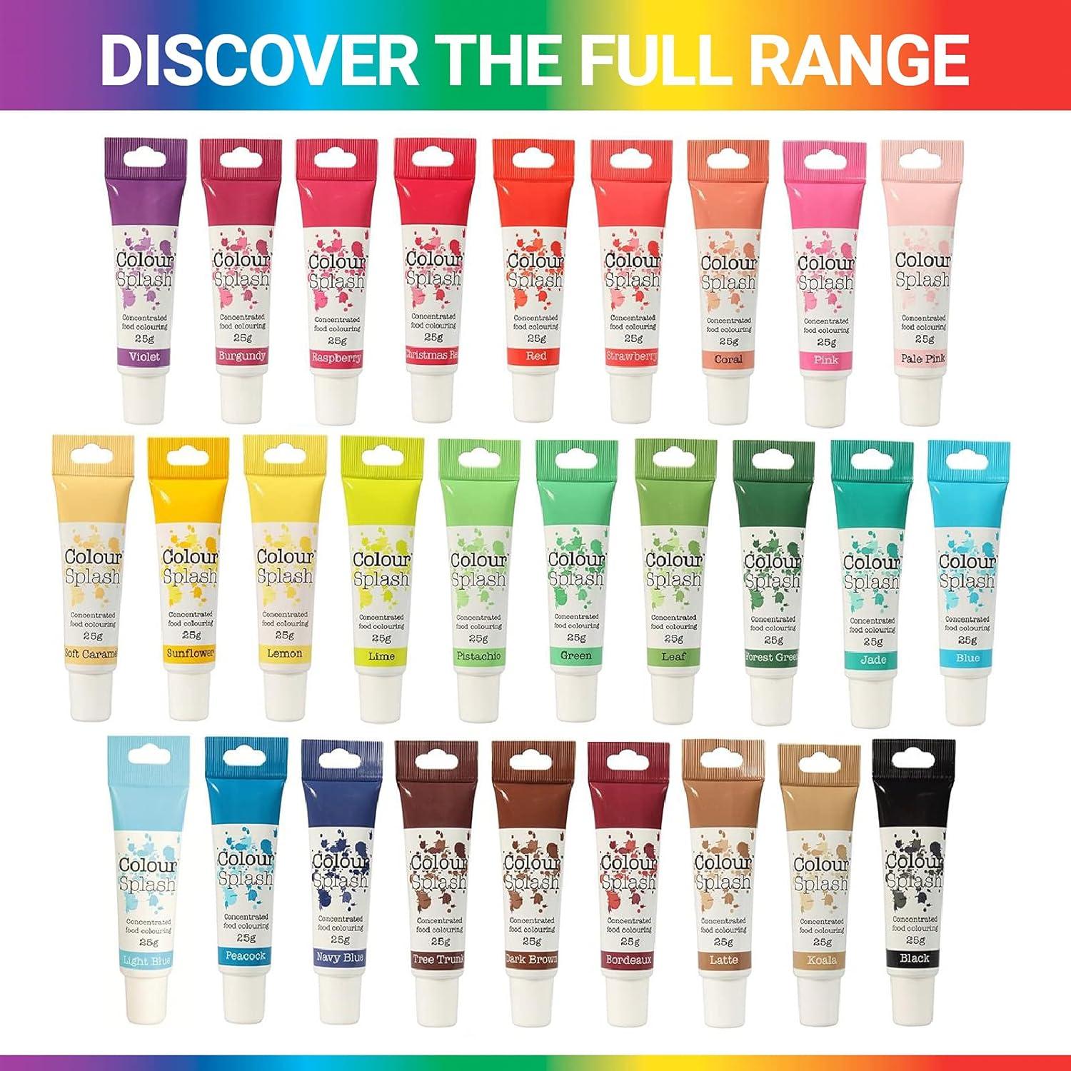 COLOUR SPLASH Pale Pink Food Colouring Gel Tube 25g - Highly ...