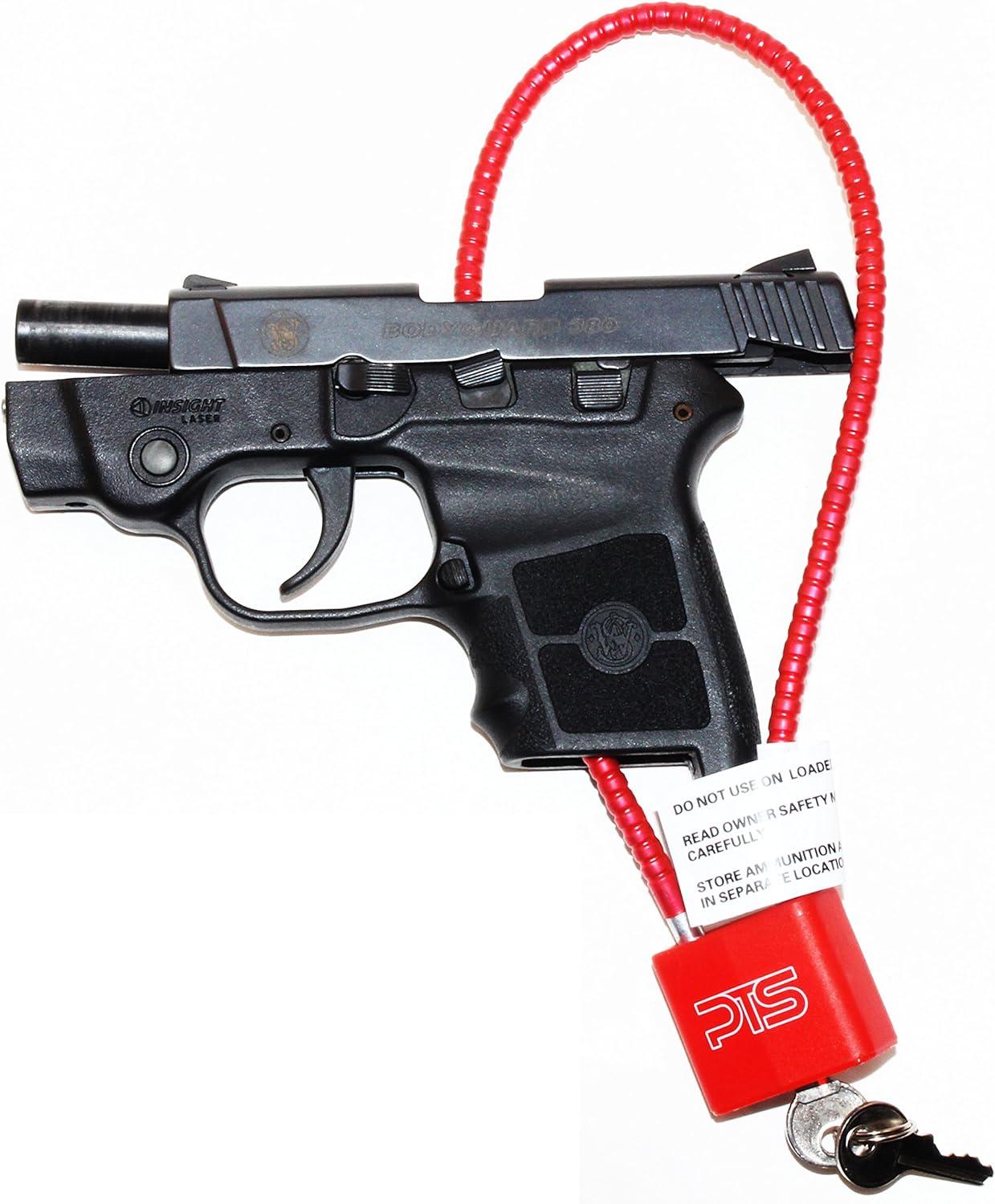 Premium Tactical Cable Gun Lock (15) Keyed Alike - 2 Pack | California ...