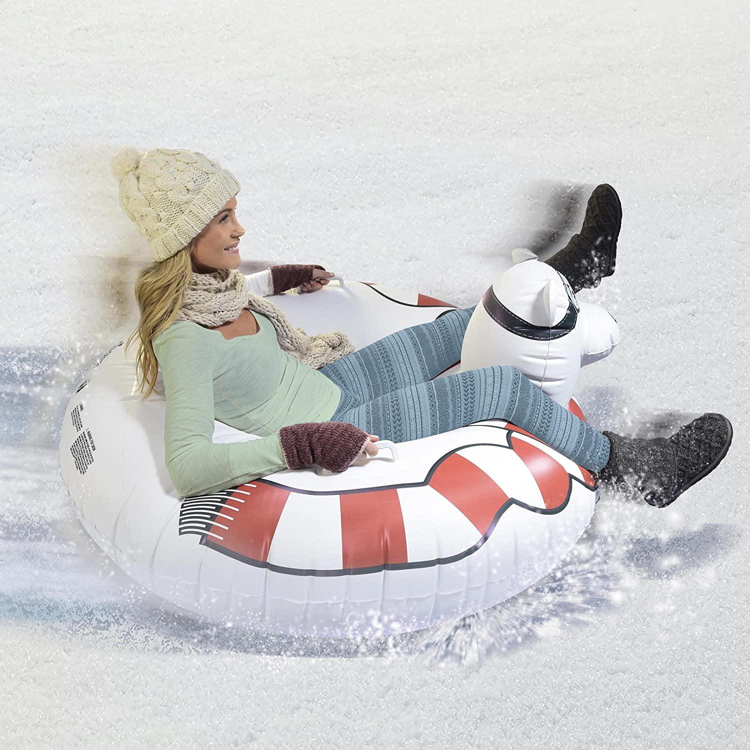 GoFloats Winter Snow Tube - Inflatable Sled for Kids & Adults - Unicorn ...
