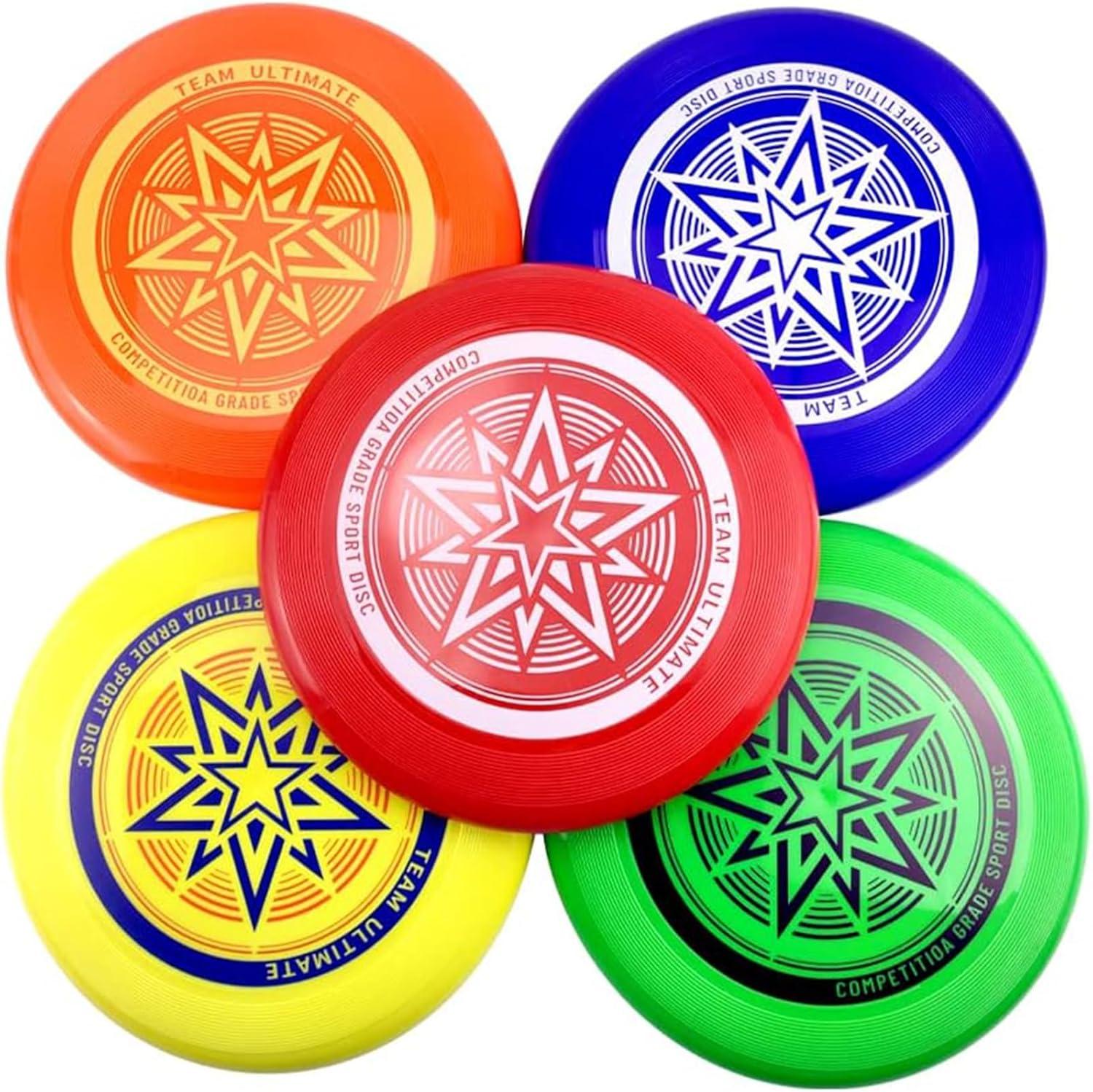 Buy Lzykjgs Eurodisc 175g Ultimate Frisbee - Rainbow Flying Ring for ...