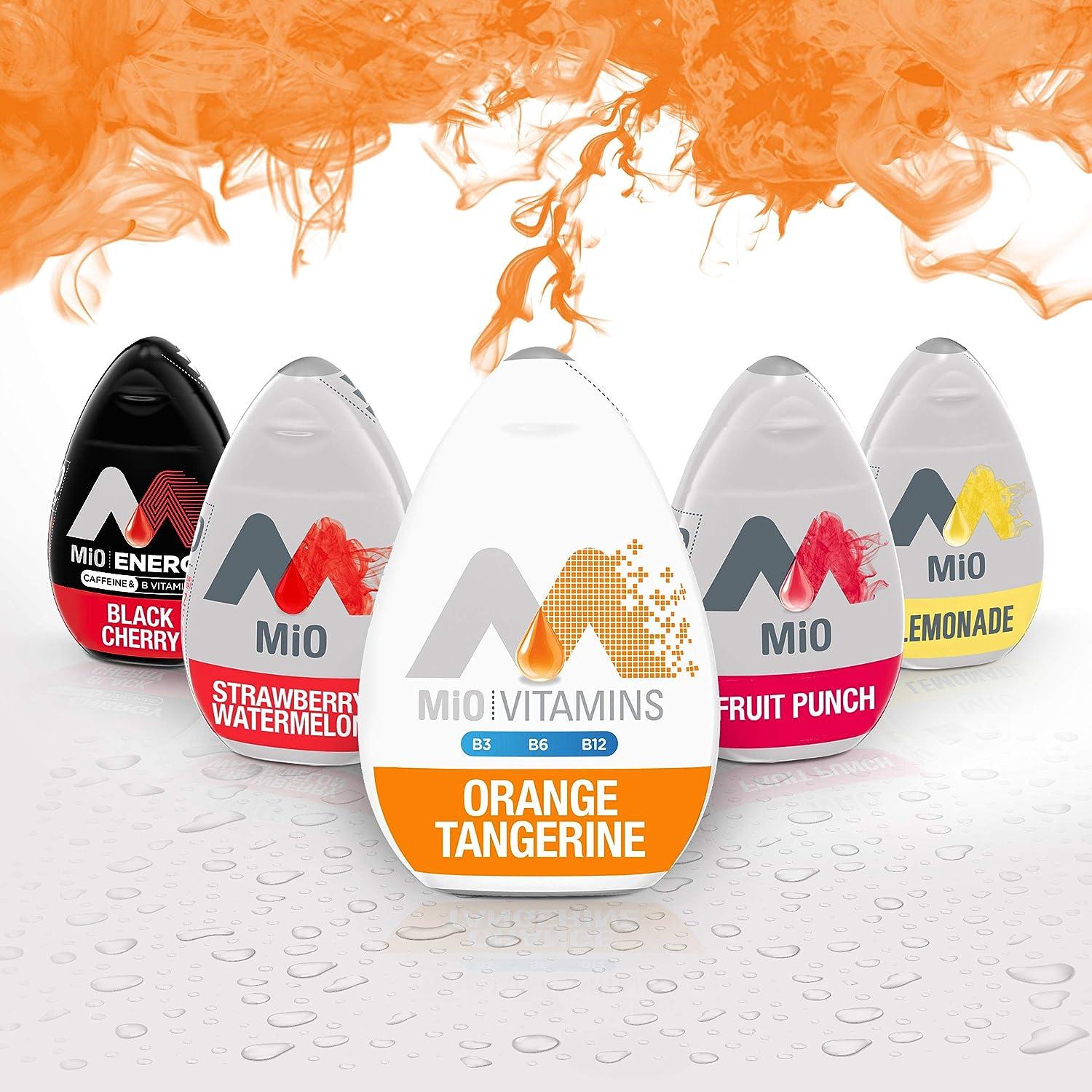 MiO Vitamins Orange Tangerine Liquid Water Enhancer 8 Pack 3.24 fl oz ...
