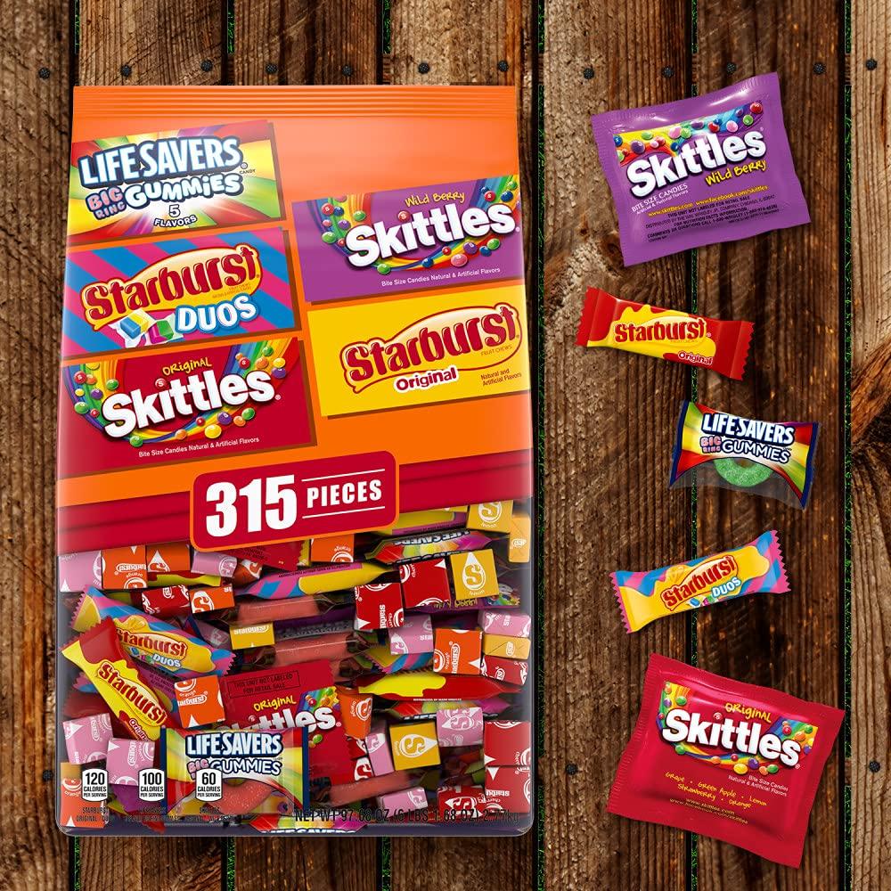 Assorted LIFE SAVERS Gummy, STARBURST Duos, SKITTLES Wild Berry ...