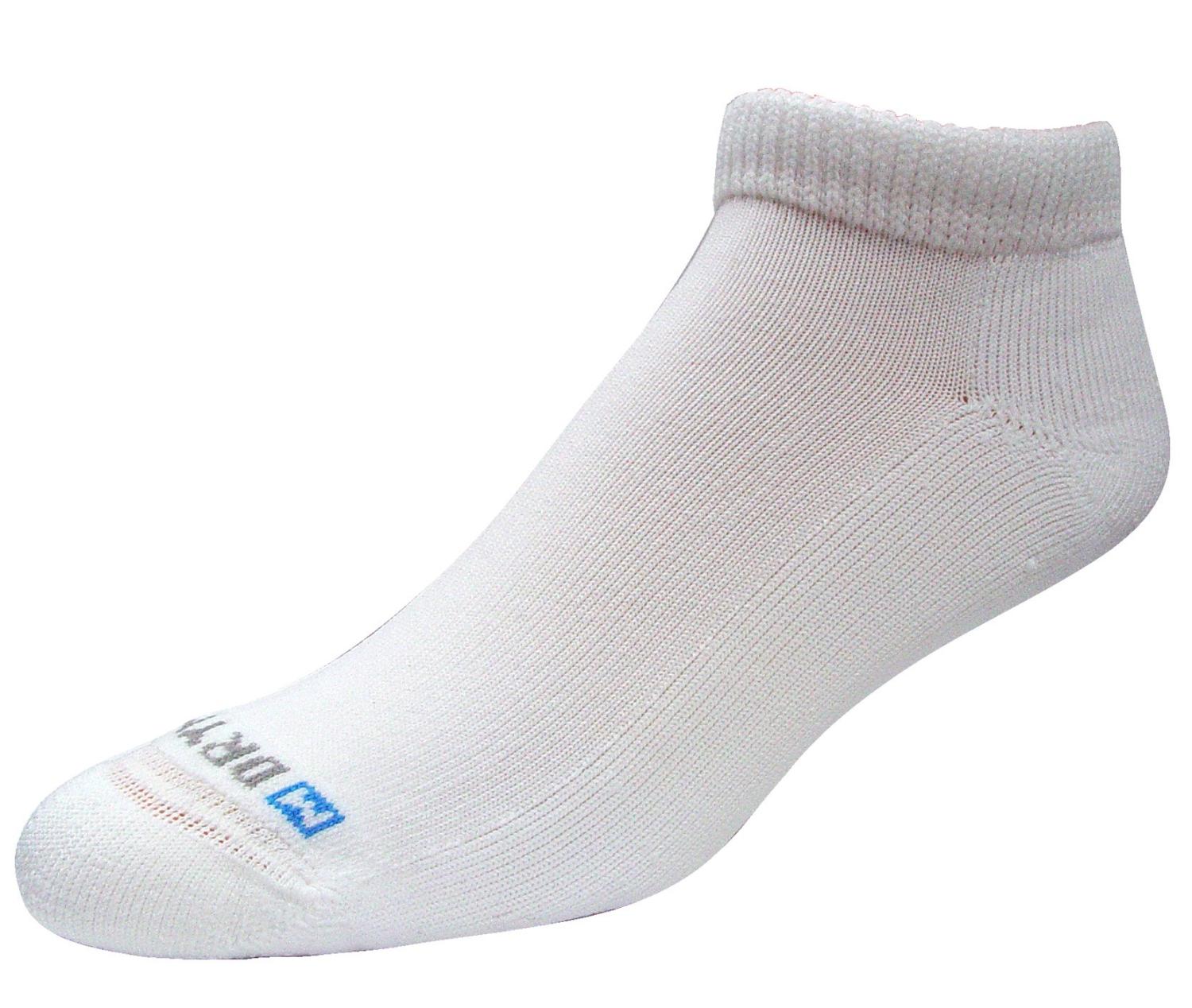 Drymax Diabetic Mini Crew Socks - Small White | Moisture-Wicking ...