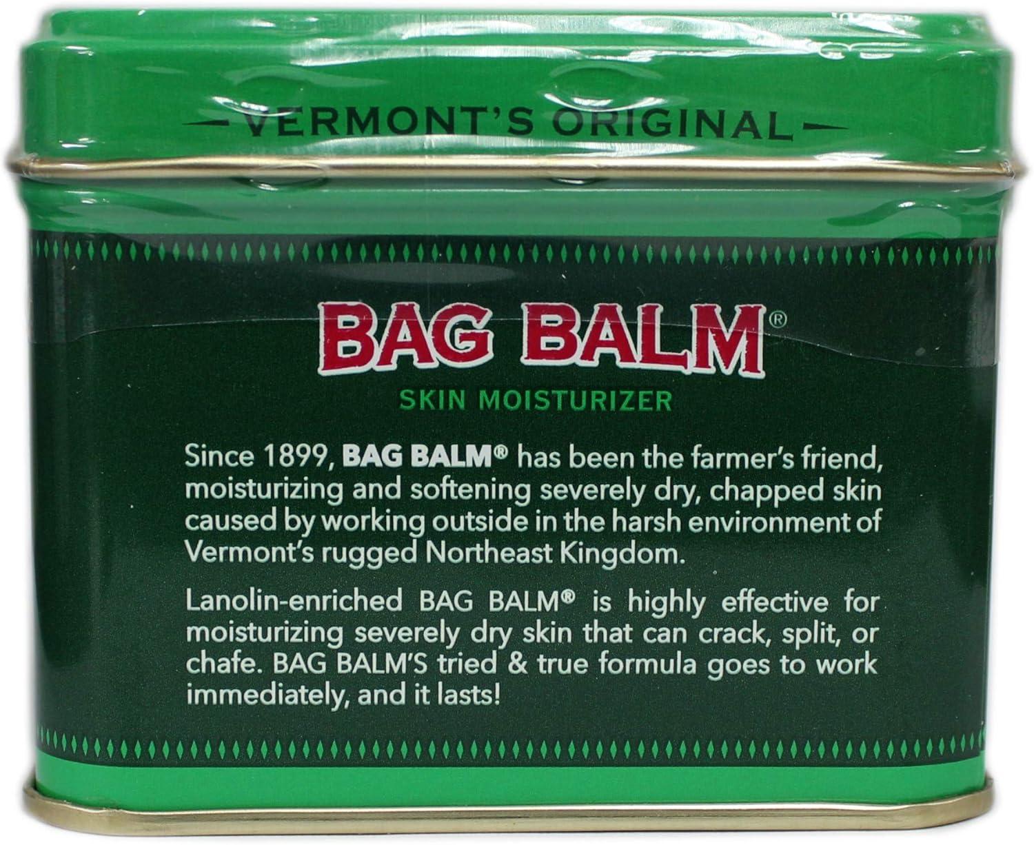 Bag Balm Vermont Original Moisturizing Ointment 8oz (2 Pack) - Soften ...