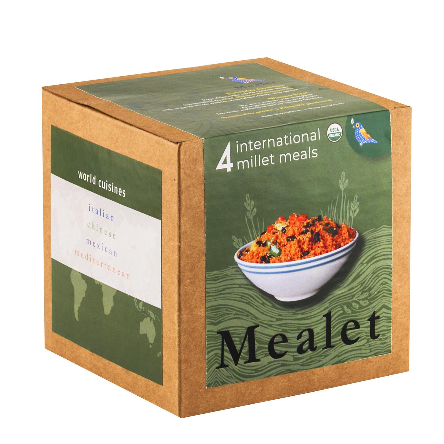 Mealet 4 Organic International Millet Meals - High Protein, Plant-Based ...