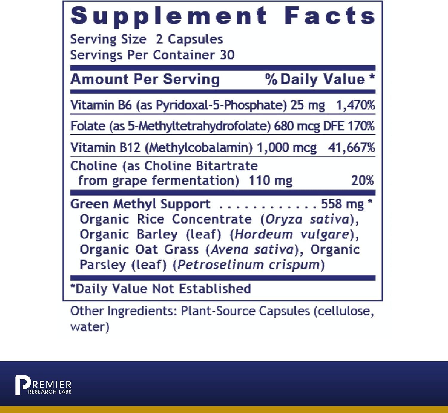 Premier Research Labs Phyto Methylate - Methylation Support for ...