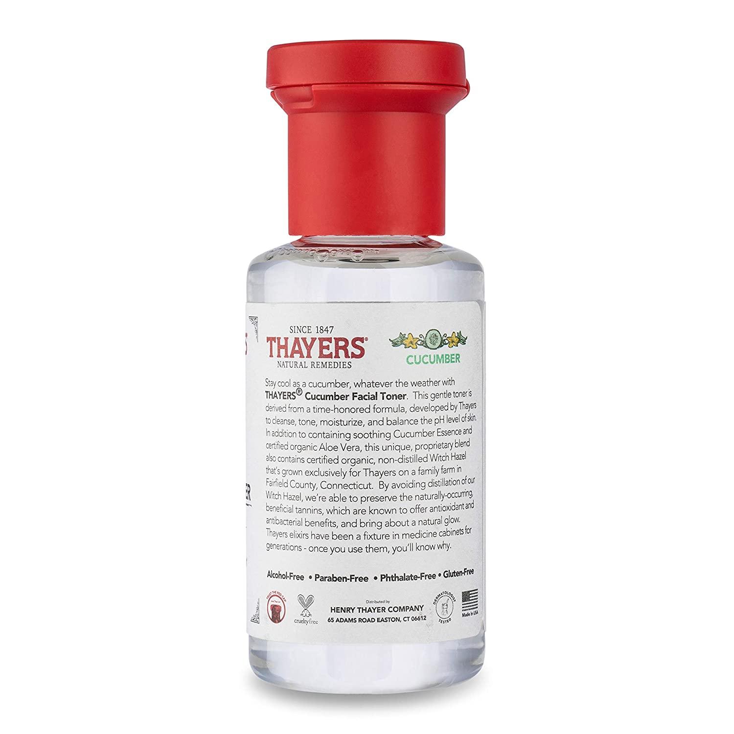 THAYERS Alcohol-Free Witch Hazel Toner with Aloe Vera & Cucumber - 3 oz ...