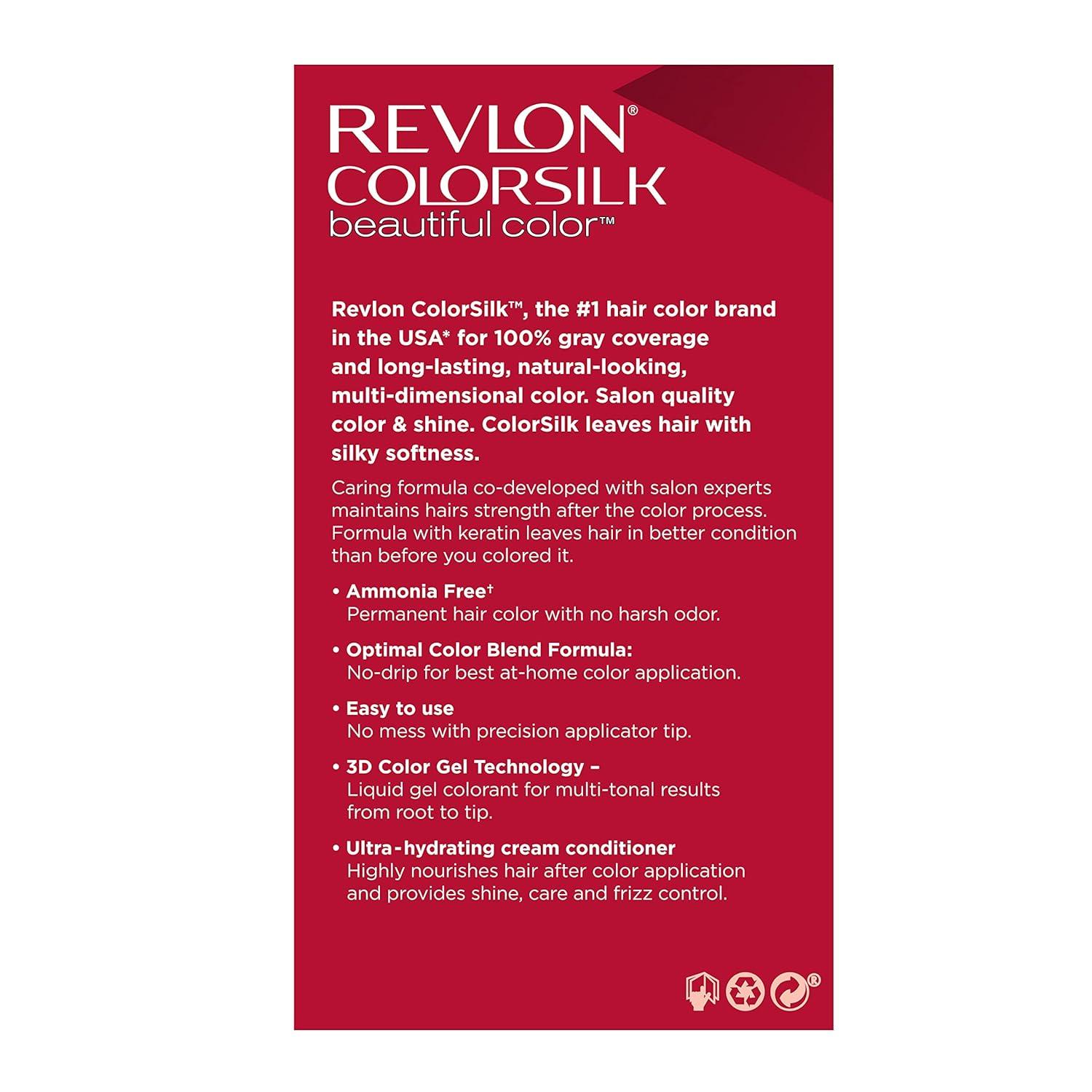 Revlon Colorsilk Permanent Hair Color - 03 Ultra Light Sun Blonde (Pack ...