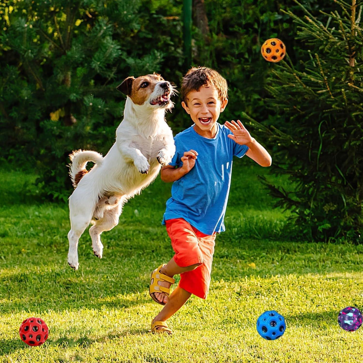 GSXNKK Astro Jump Ball - 6 Pack Space Moon Bouncy Balls for Ultimate ...