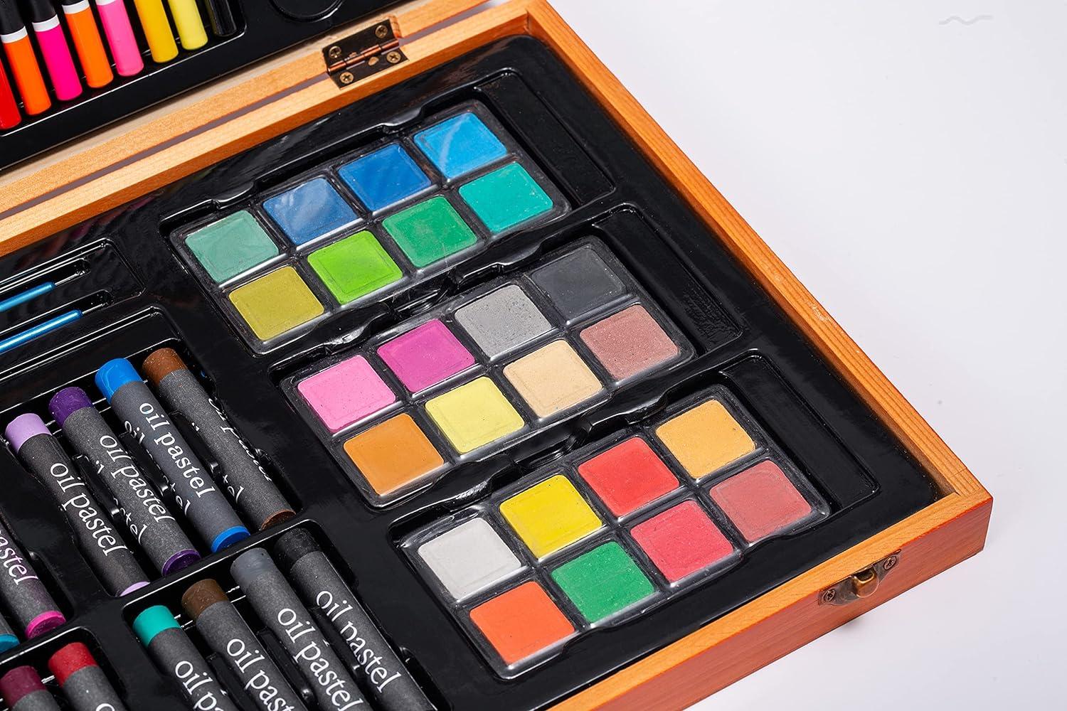 MAHITOI 82-Piece Deluxe Artist Studio Creativity Set - Painting ...