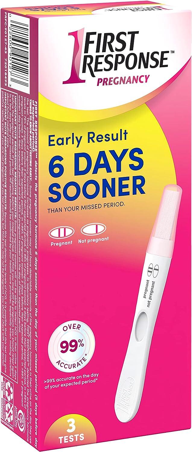 First Response Early Result Pregnancy Test 3 Count - Fast & Accurate ...