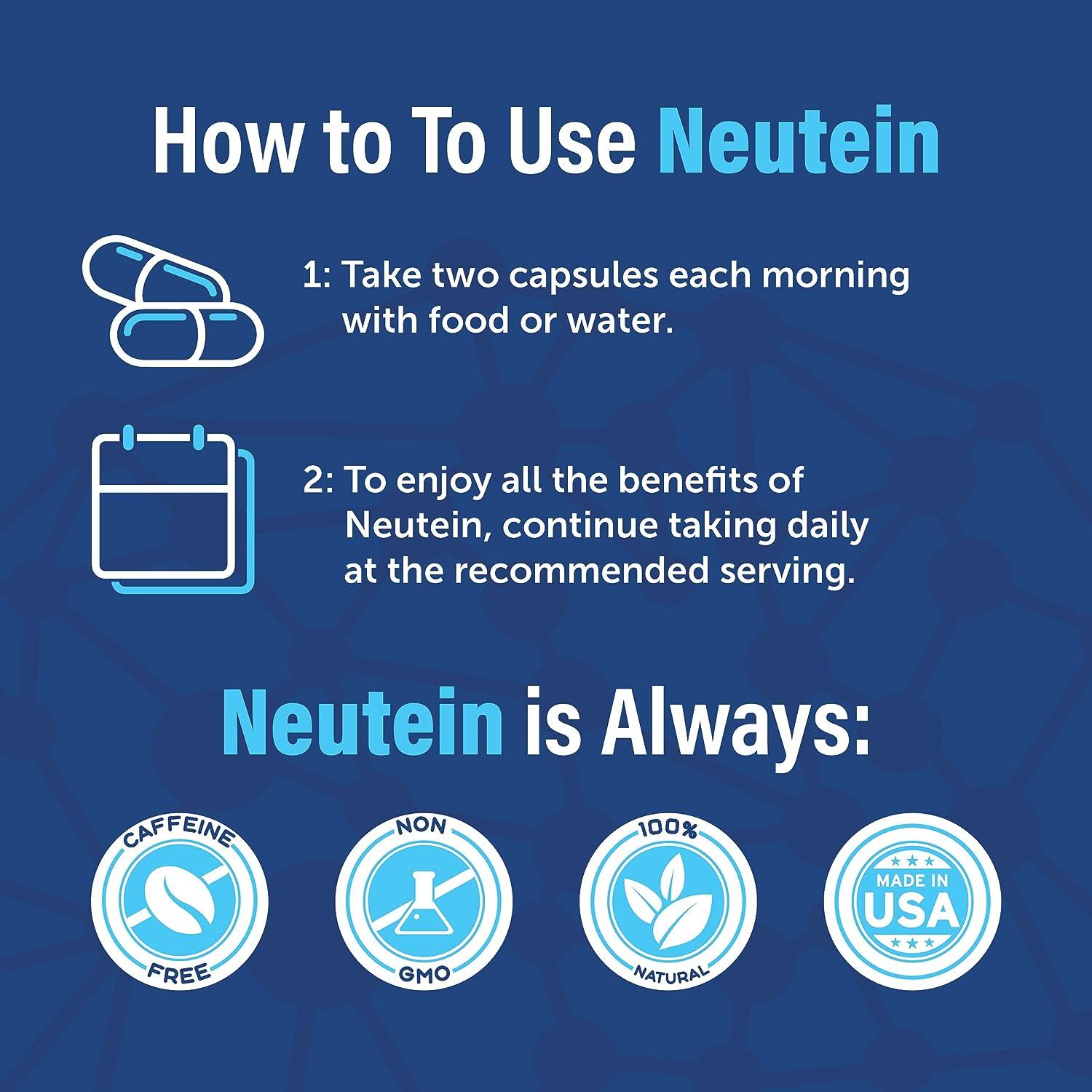 Neutein Natural Brain Booster | Memory Health & Focus Supplement ...