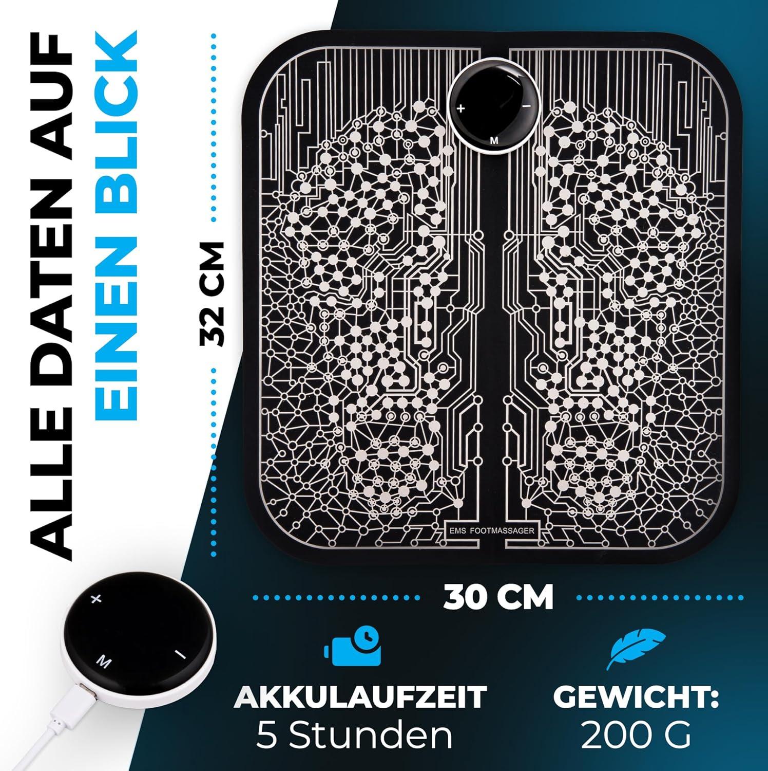 ESTIO EMS Footprint - Portable Foot Massage Device with Remote 39 ...