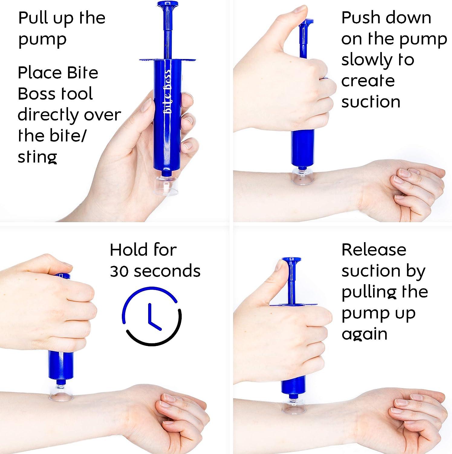 Outdoor Optimist Bite Boss Bug Bite Suction Tool for Natural Mosquito ...