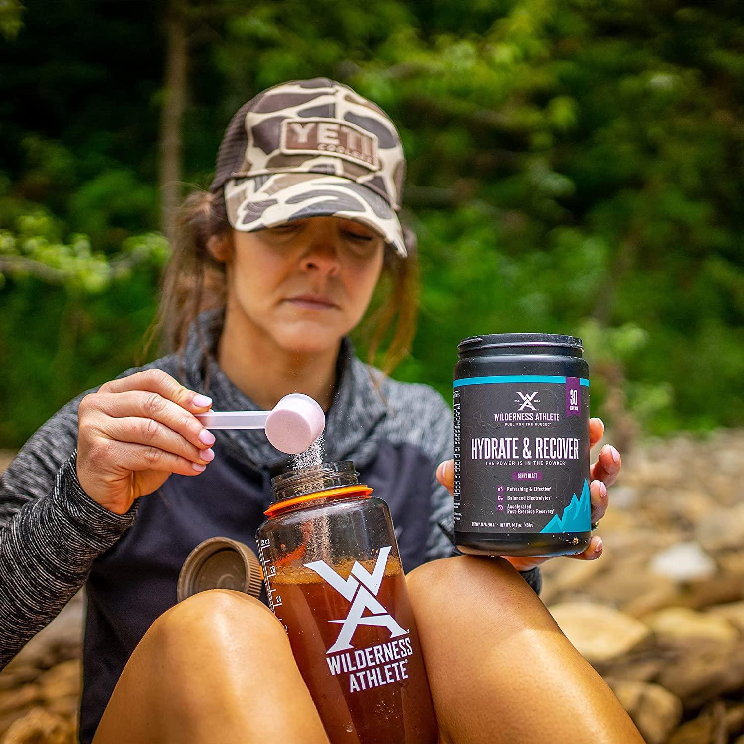 Wilderness Athlete Hydrate & Recover - Electrolyte Drink Mix with BCAAs ...