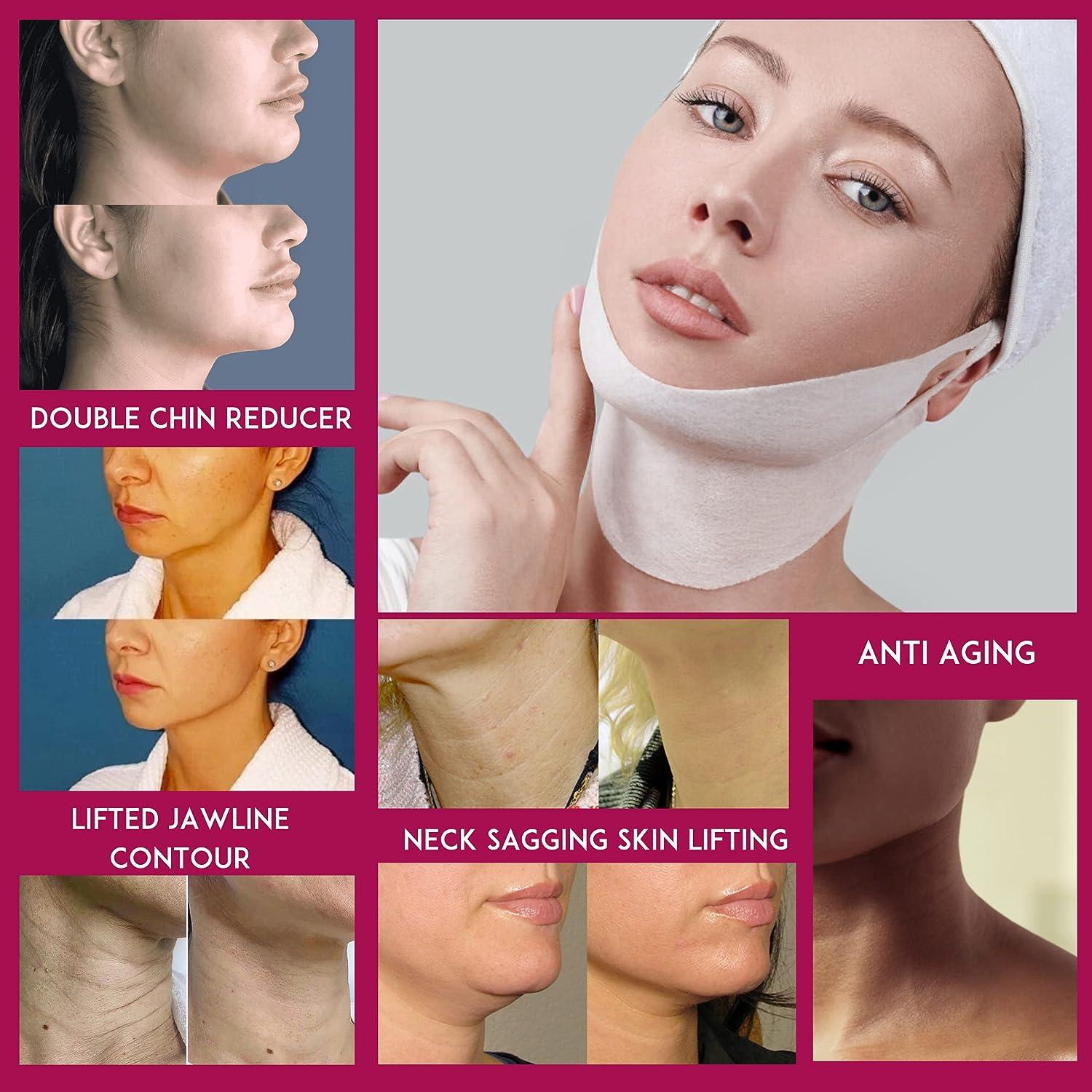 Anacis Double Chin Reducer | Vela Contour Neck Firming Mask (5 Double ...