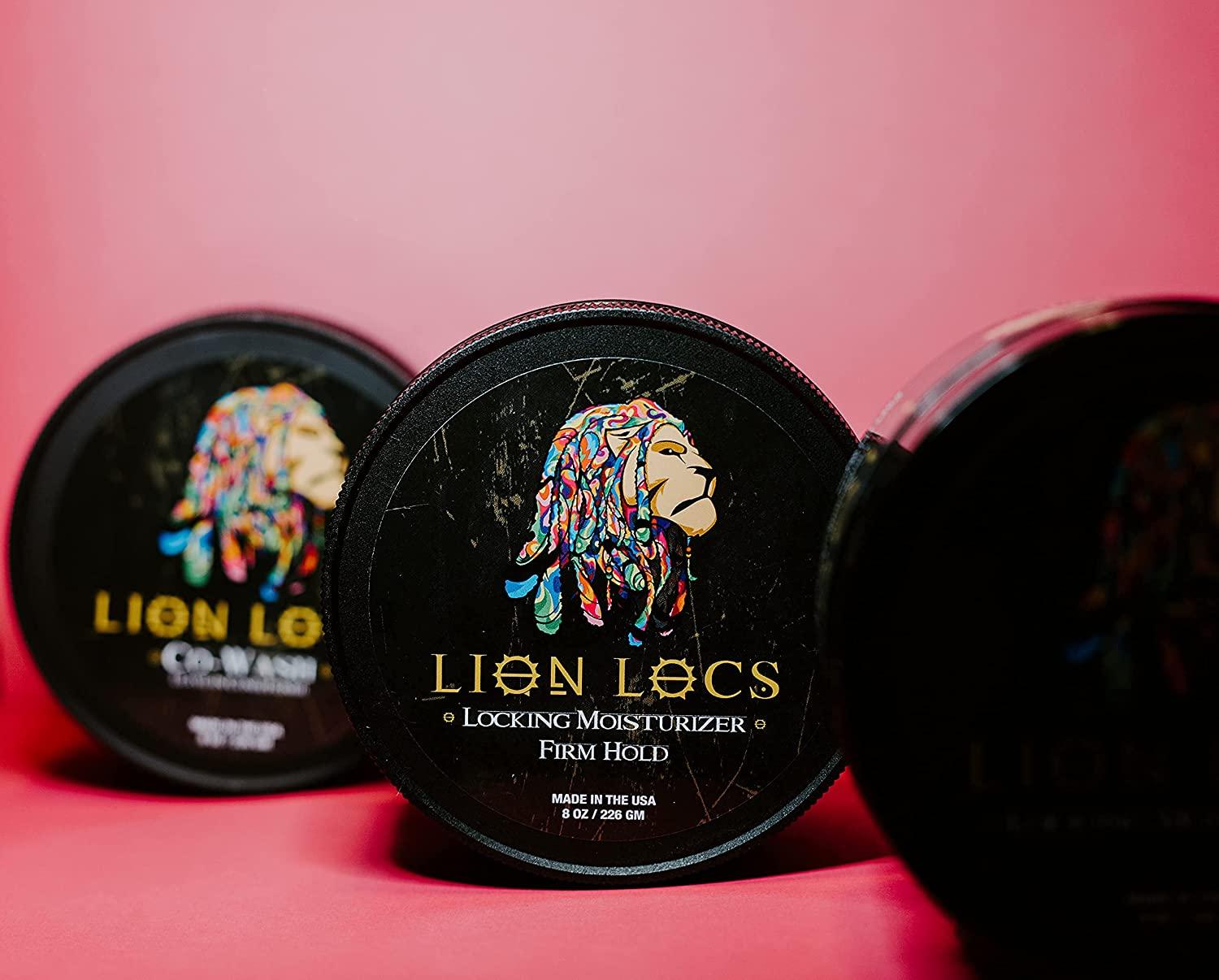Lion Locs Firm Hold Dreadlock Gel Cream - 8oz Residue-Free for Dreads ...