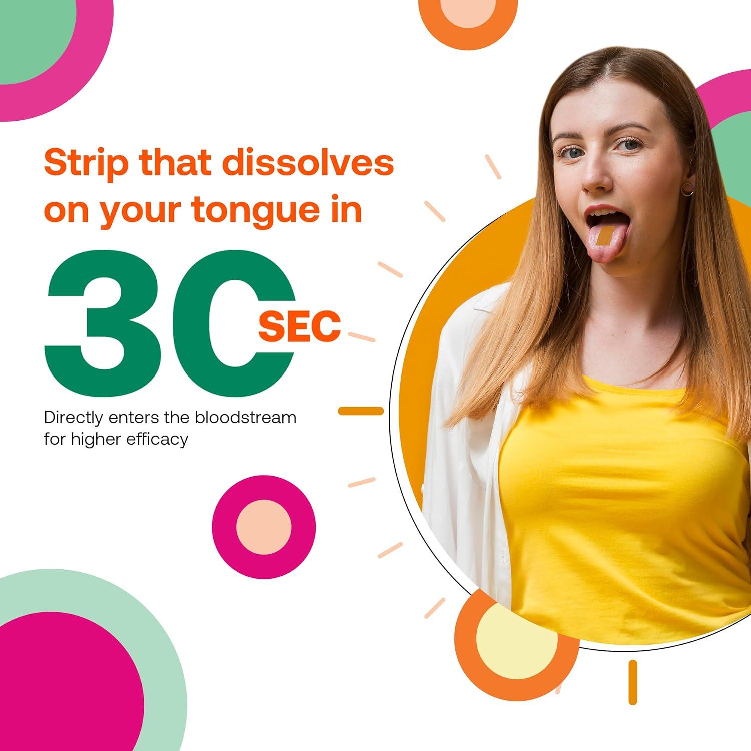 OQO Dissolvable Curcumin Strips - 30 Oral Thin Strips, Vegan, Sugar ...