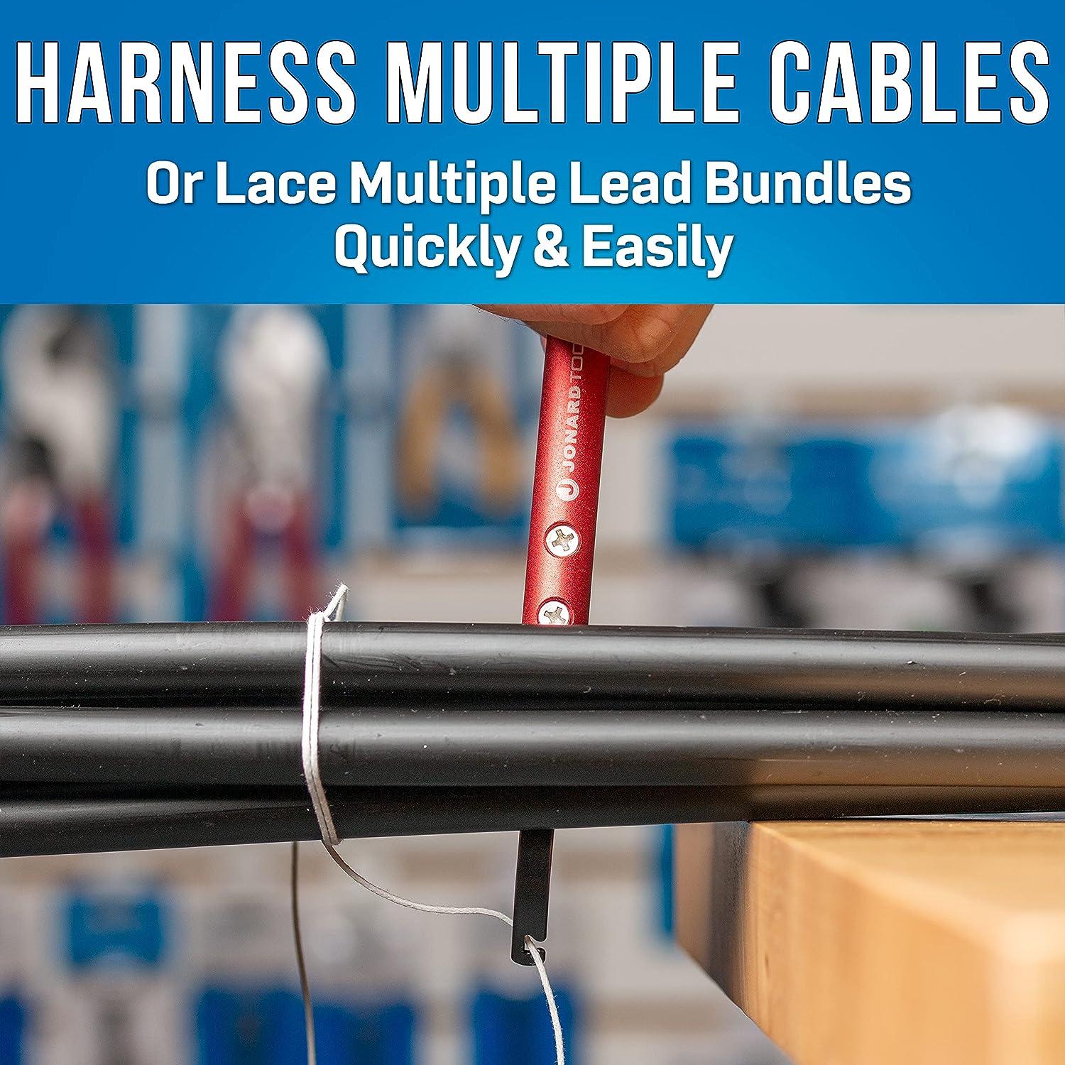 Jonard JIC-287 Cable Lacing Needle - Red Anodized Aluminum Handle - 5-3 ...