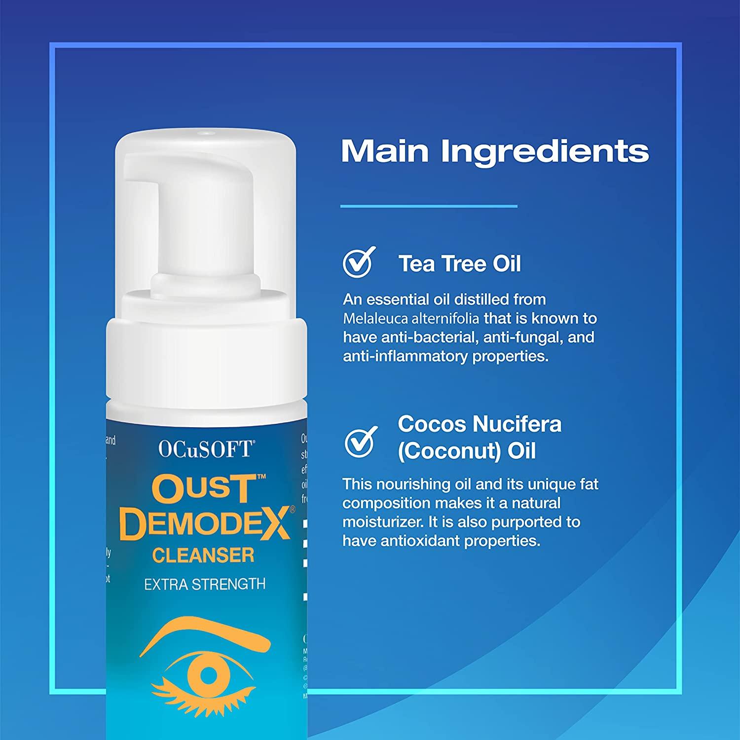 OCuSOFT Oust Demodex Cleanser Extra Strength Foam 50 Milliliters Tea ocusoft-oust-demodex-cleanser-extra-strength-foam-50-milliliters-tea