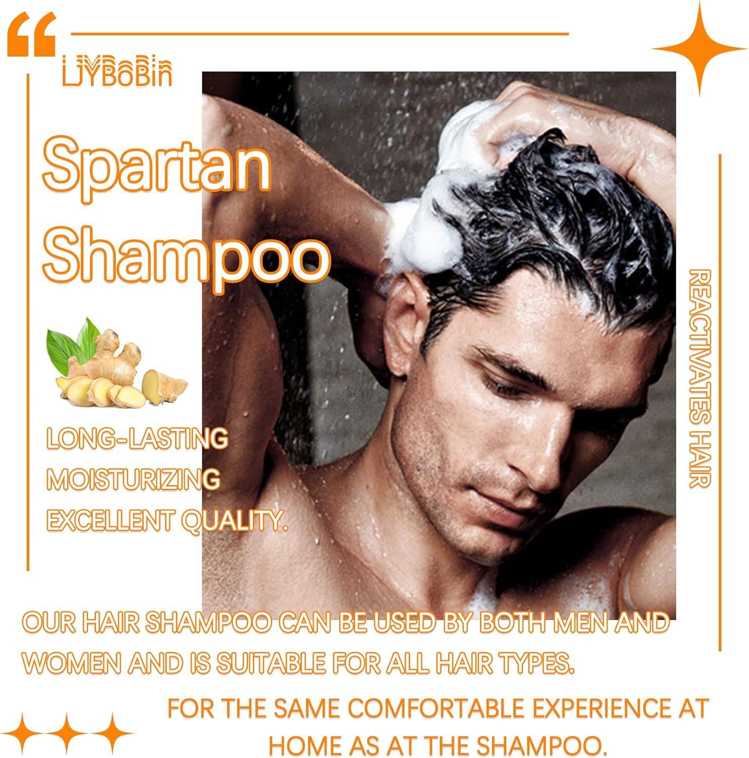 LJYBoBin Spartan Shampoo Spartan Hair Shampoo Suitable for All Hair ...