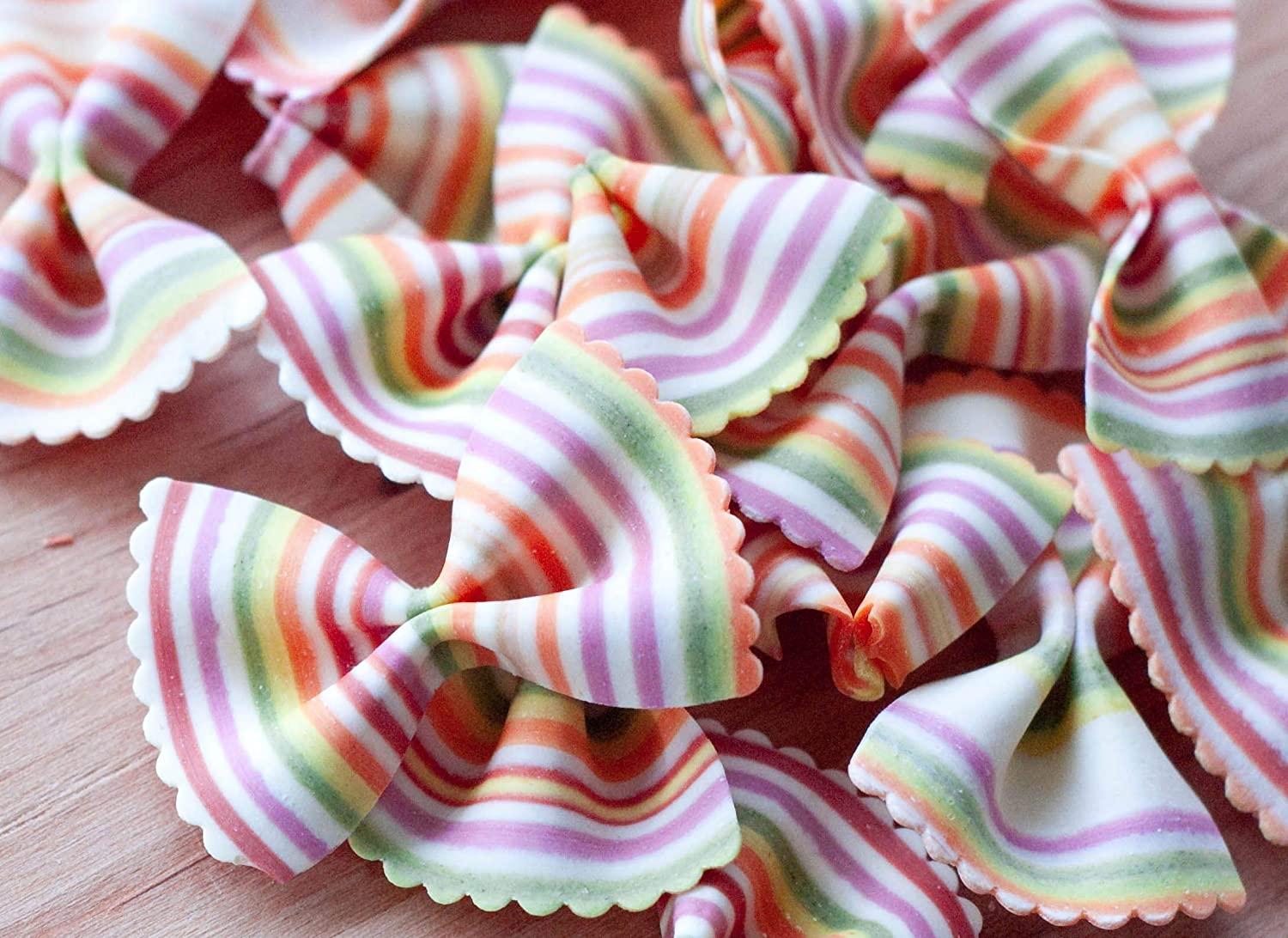 Donne Del Grano Organic Gourmet Italian Vegetable Colored Rainbow Bow ...