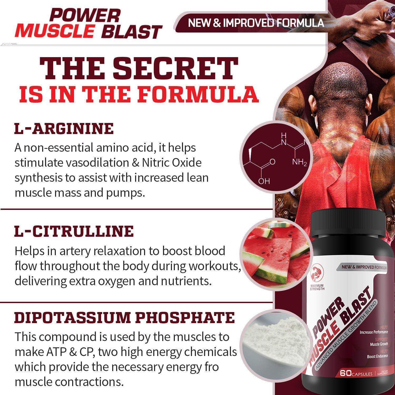 Power Muscle Blast - Max Strength & Advanced Muscle Growth Blend ...