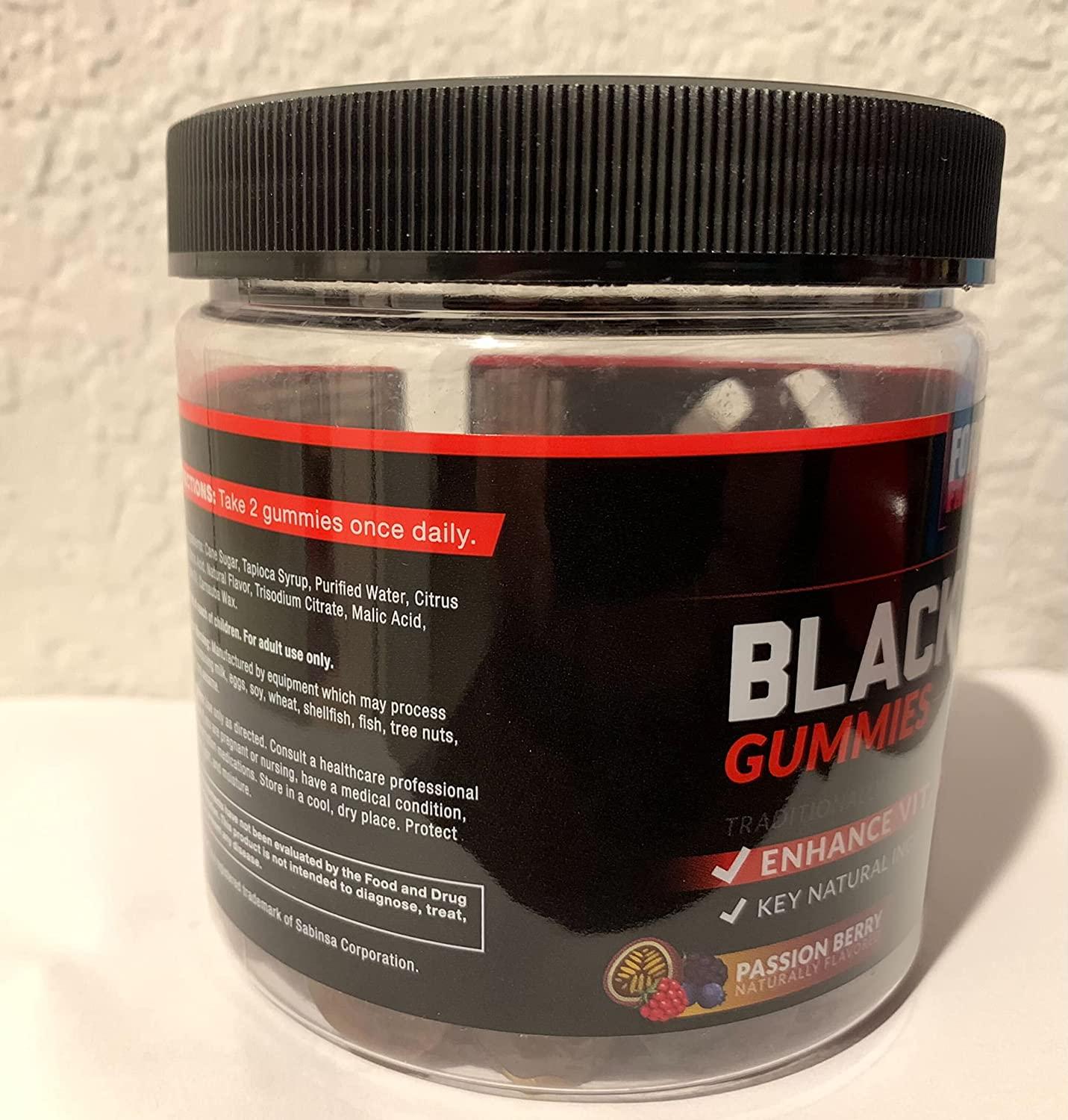 Force Factor Black Maca Gummies - Increase Energy & Strength with Black ...