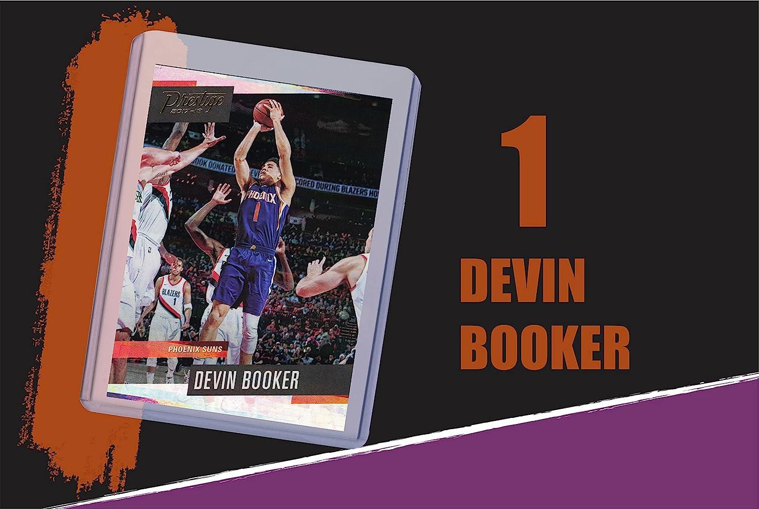 Devin Booker Basketball Cards Assorted Bundle - 5 Phoenix Suns Trading ...