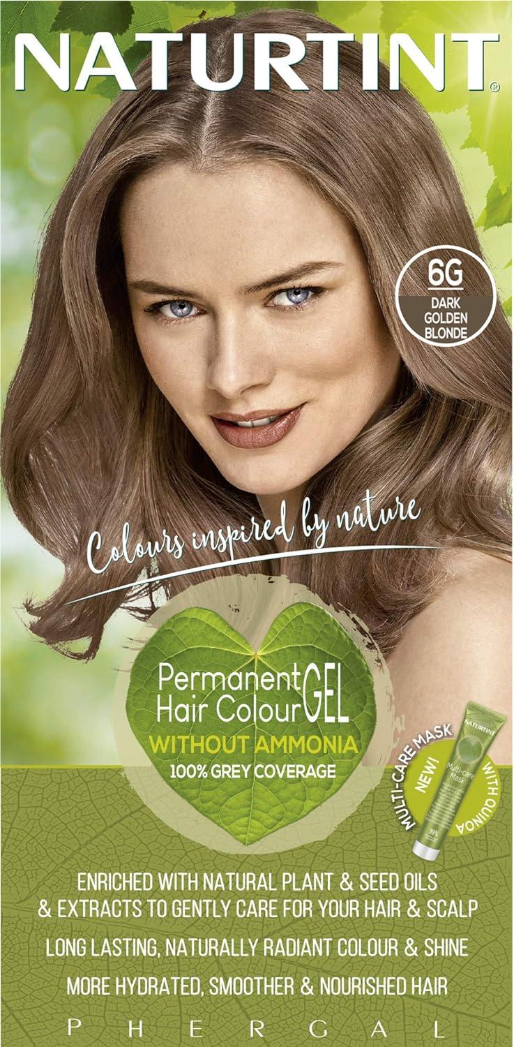 Naturtint 6G Dark Golden Blonde Permanent Hair Colour - Natural & Vibrant Results | Buy Now with ...