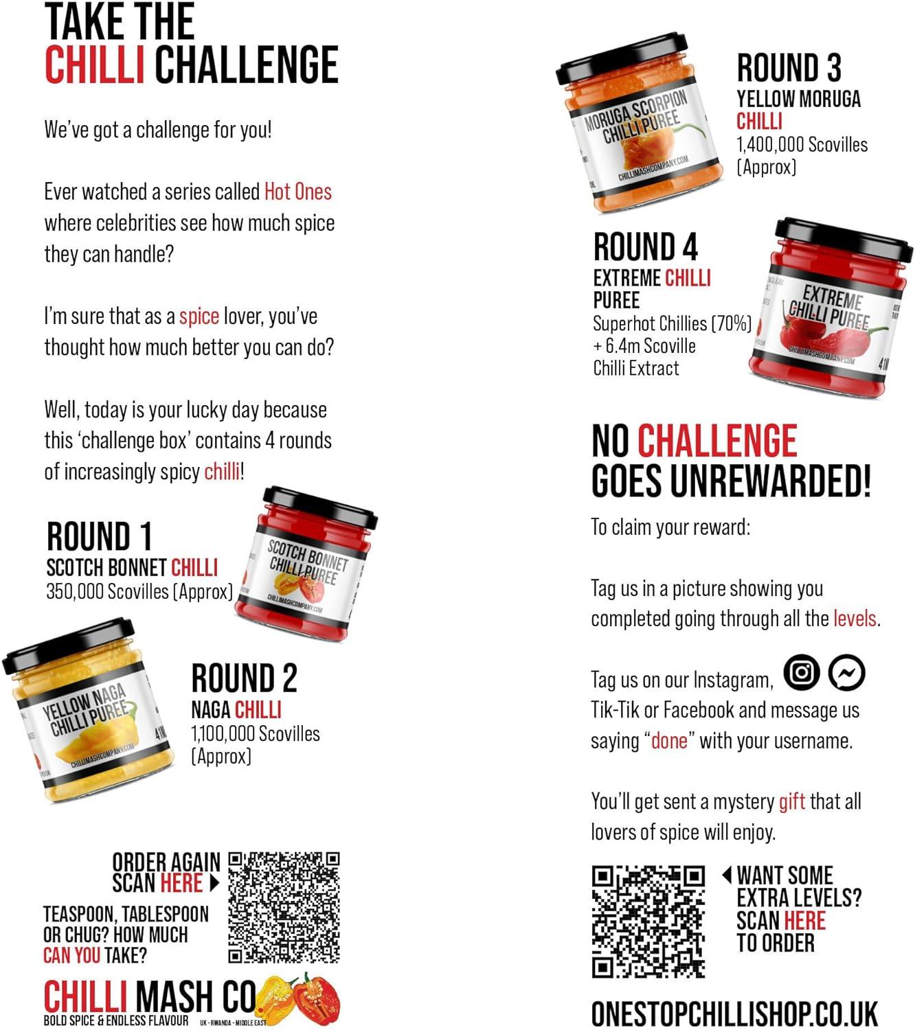 2020 Edition Hottest Chilli Challenge Gift Set | 4X 41ml Concentrated ...