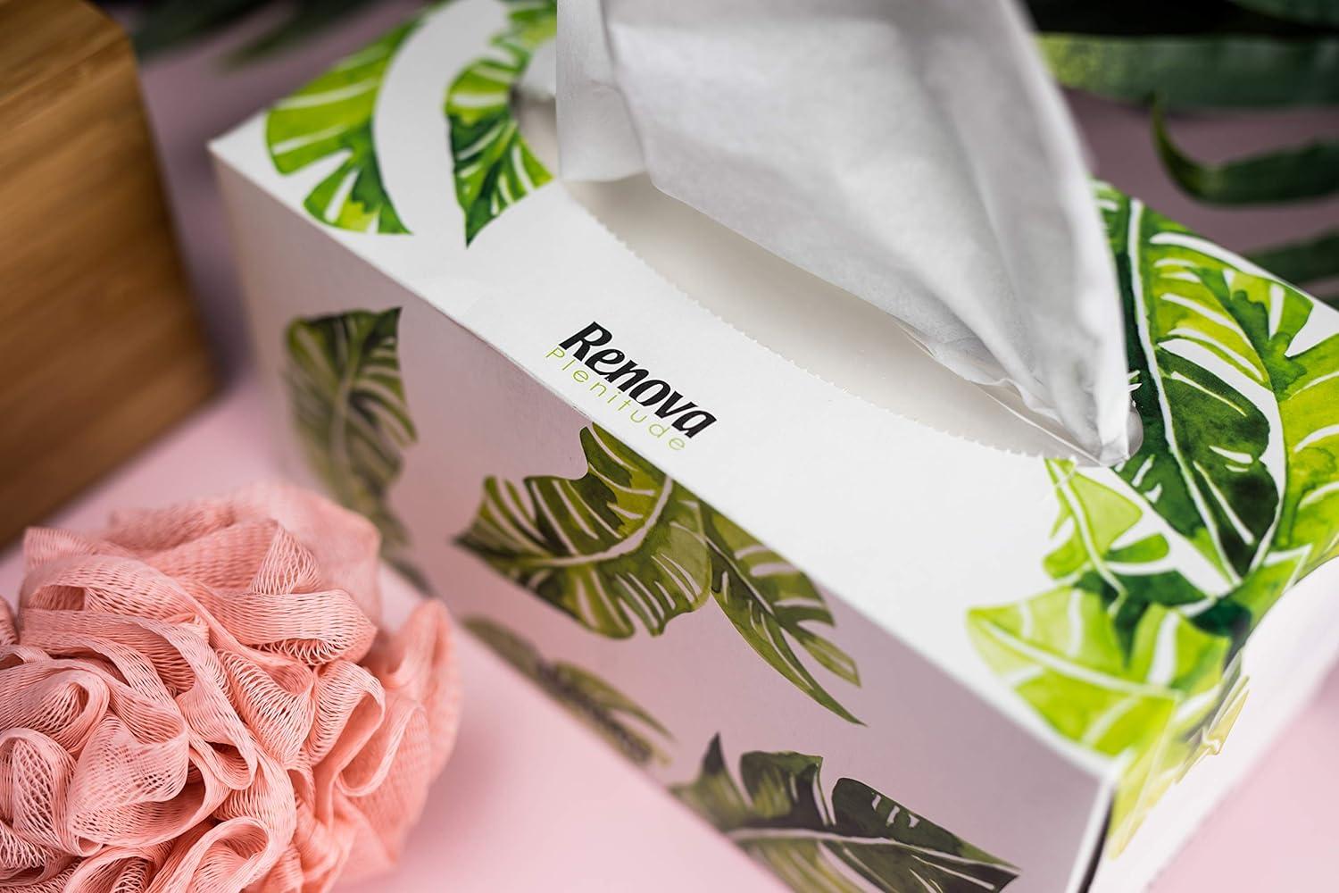 Buy Renova Face Tissues - 200 Pack | Soft & Strong Facial Tissues for ...