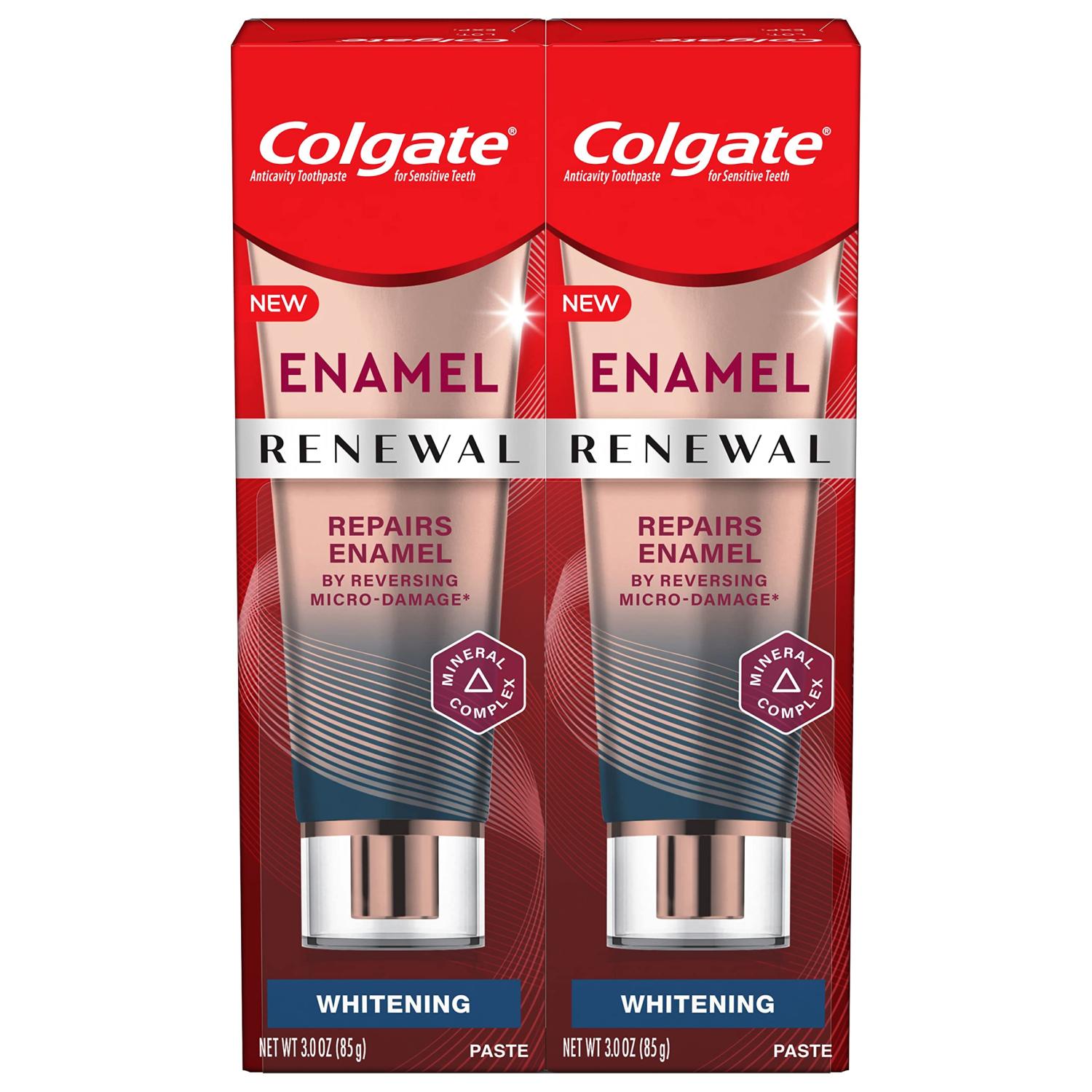 Colgate Renewal Enamel Toothpaste 3oz (2 Pack) - Teeth Sensitivity ...