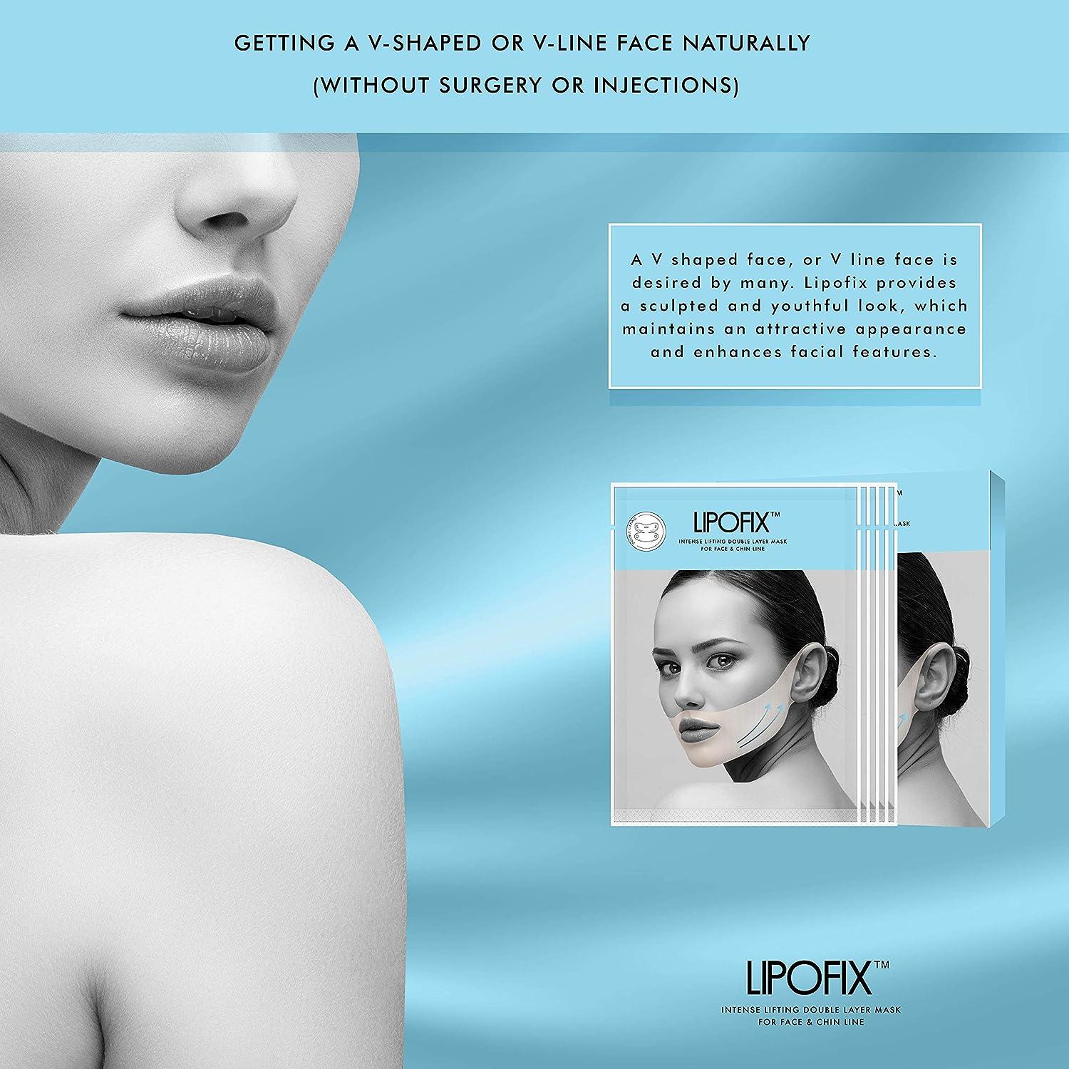 Double Chin Intense Contour Double Layer Mask LipoFix - 5 Masks | Buy ...